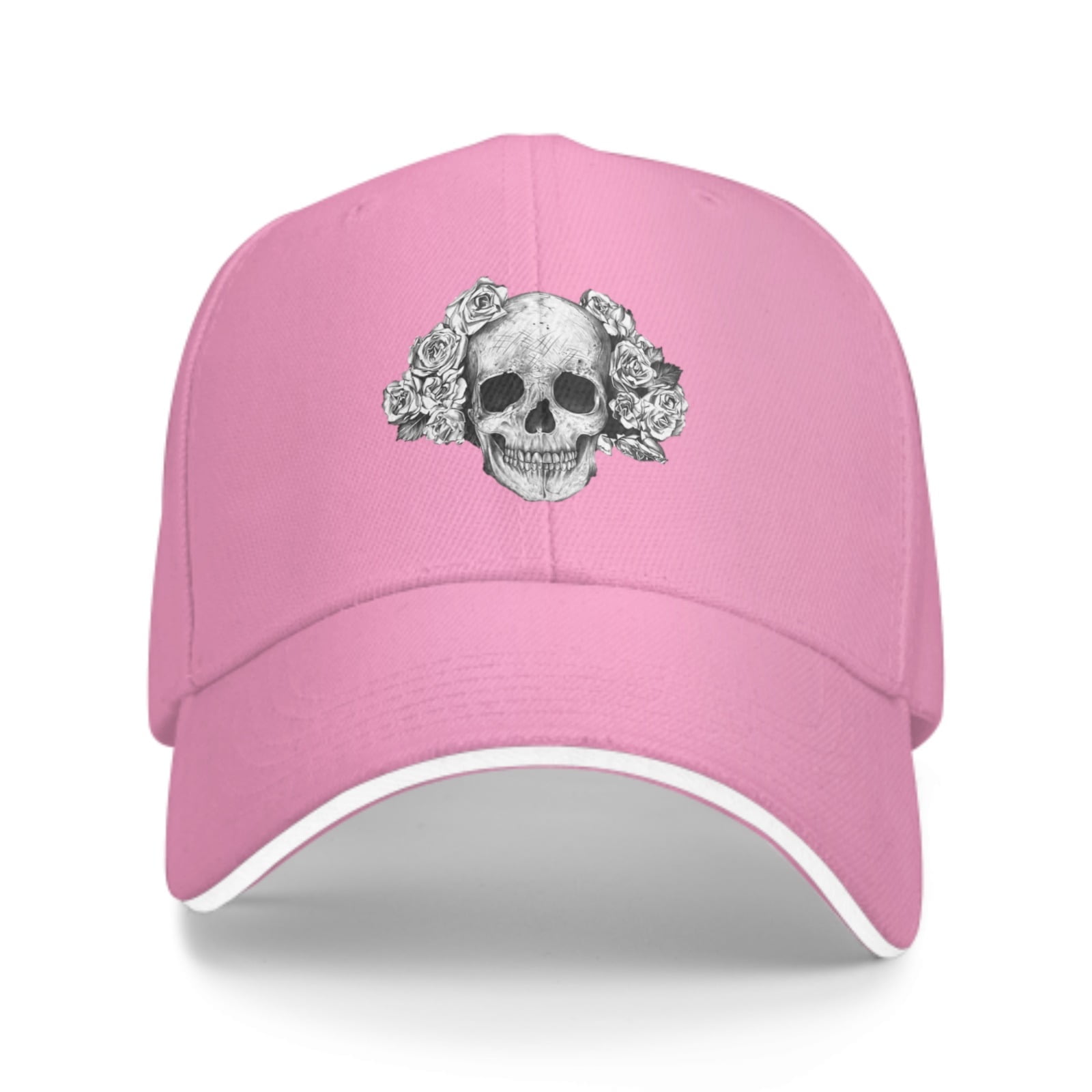 Rose Skeleton Baseball Caps for Men Women Fashion Summer Casquette ...