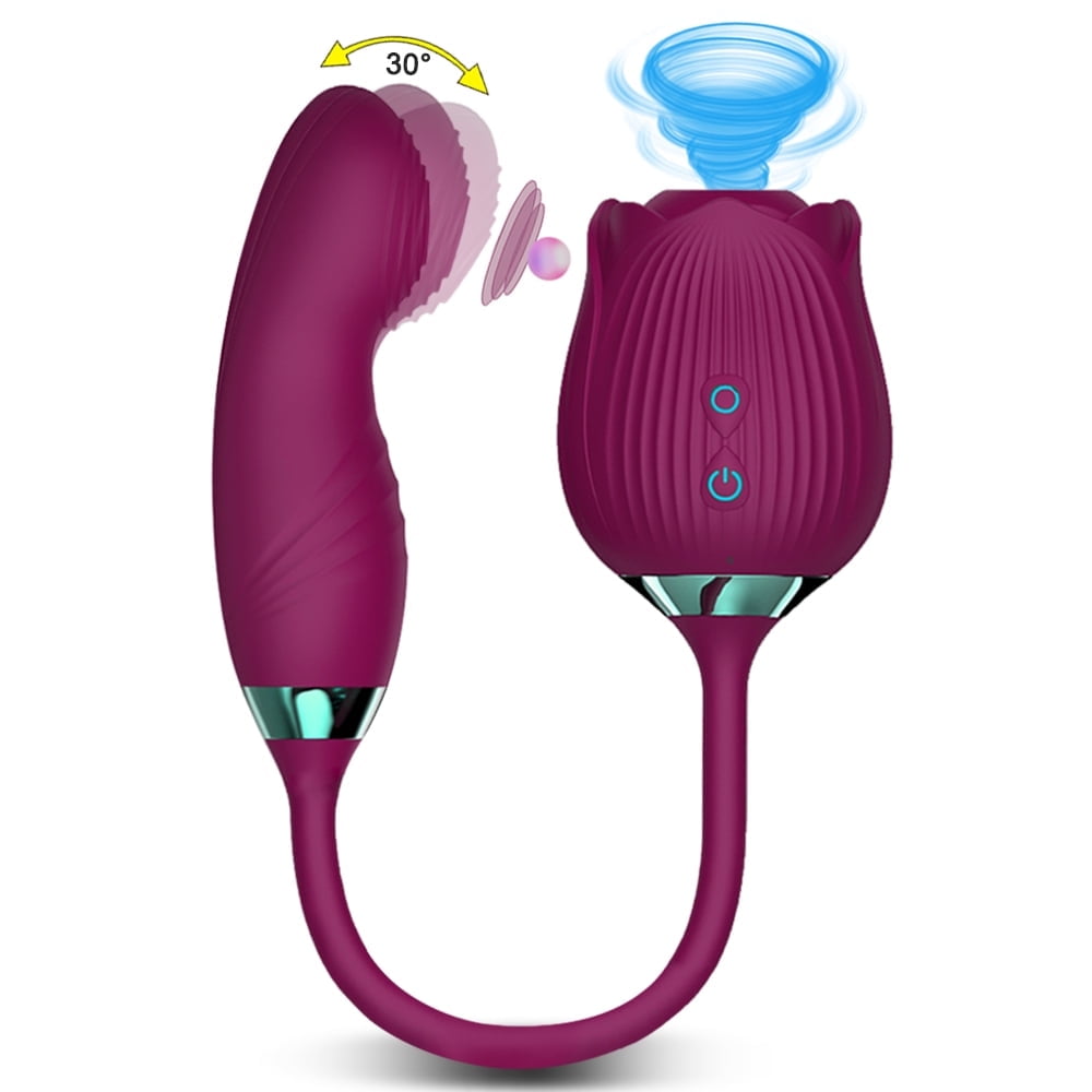 Rose Sucking Vibrator for Women, G-Spot Vibrator Clitoris Vibrator with ...