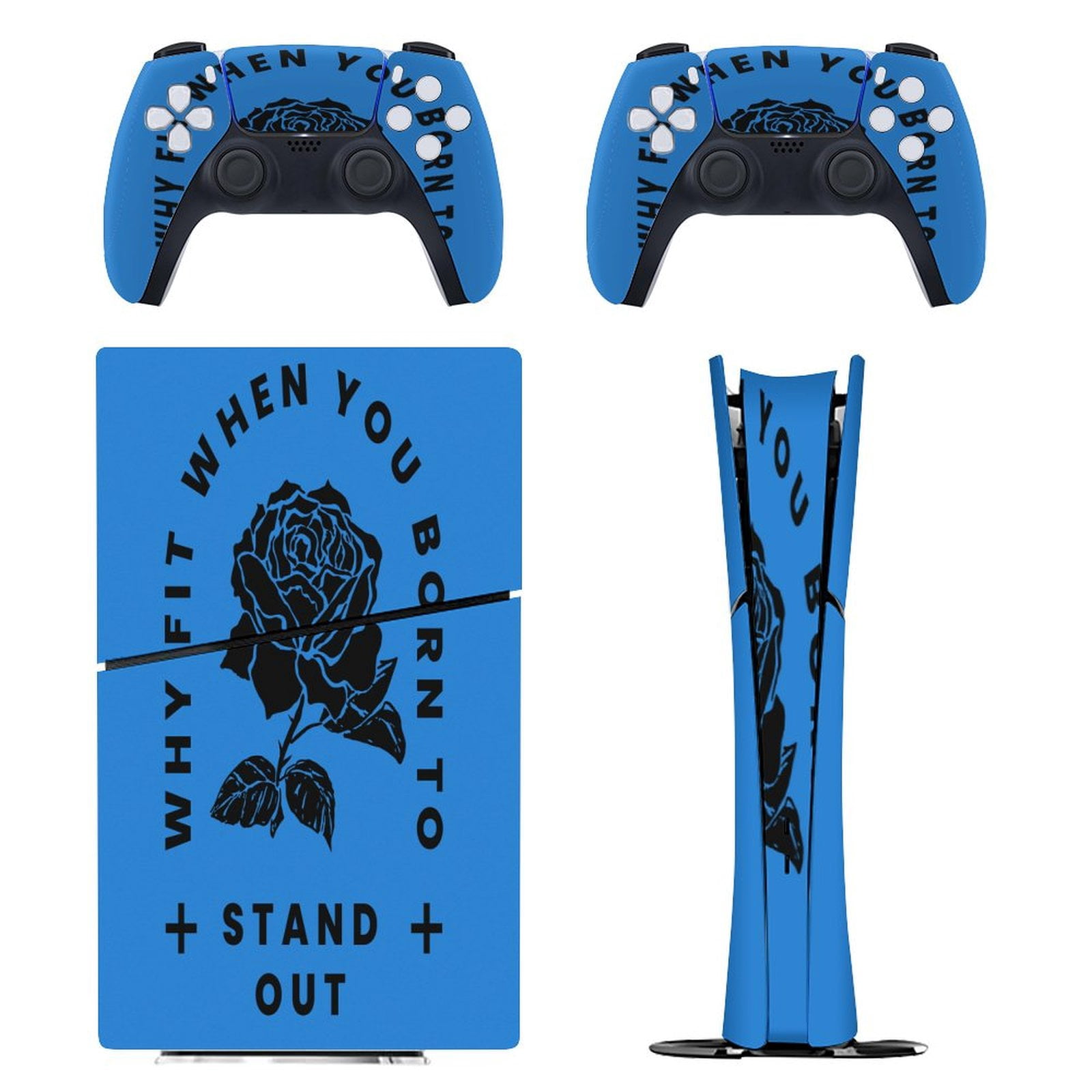 Rose T-shirt PS5/PS5 Slim Digital Disc Skin Sticker For Console And ...