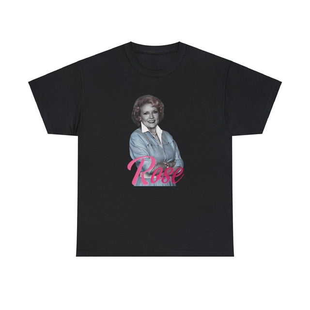 Rose The Golden Girls Heavy Cotton Tee Betty White Golden Girls