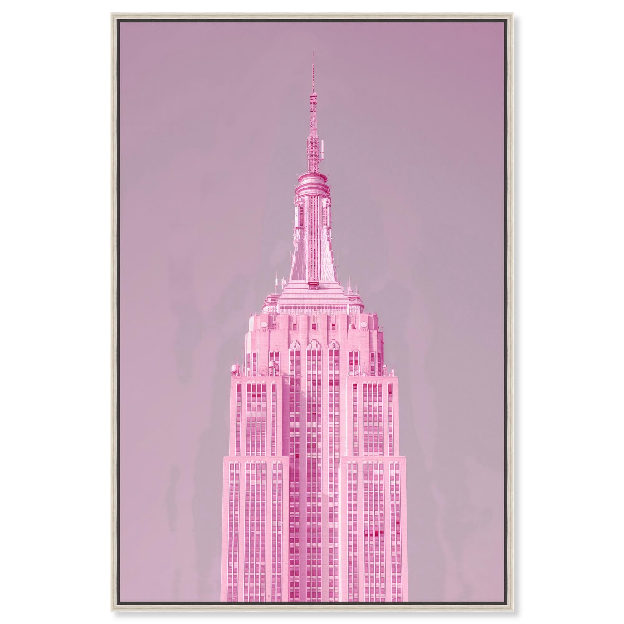 Rose Tower Canvas Fashion Prints by Art Remedy, Silver Frame, 20" x 30 ...