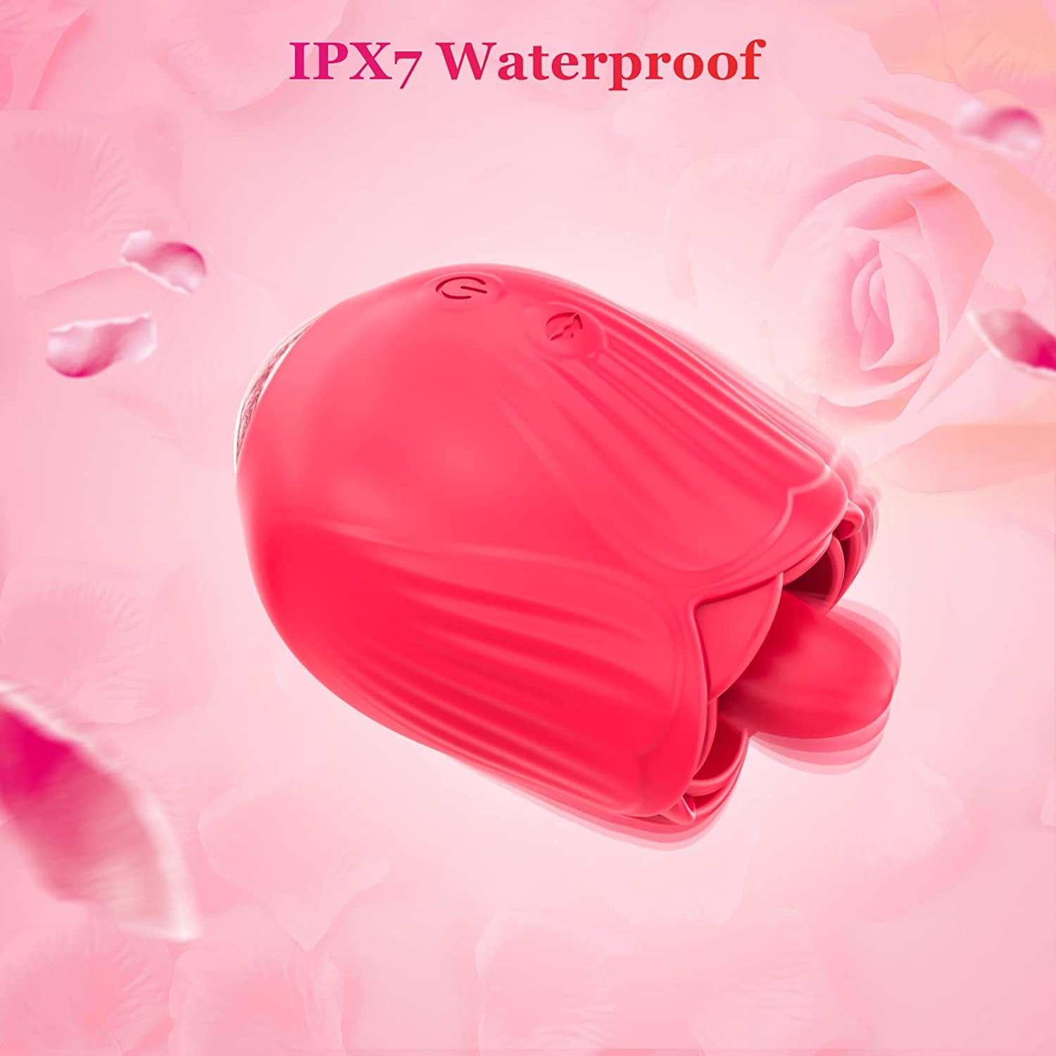 Rose Toy Vibrator For Women Clitoral Stimulator Tongue Licking Toys