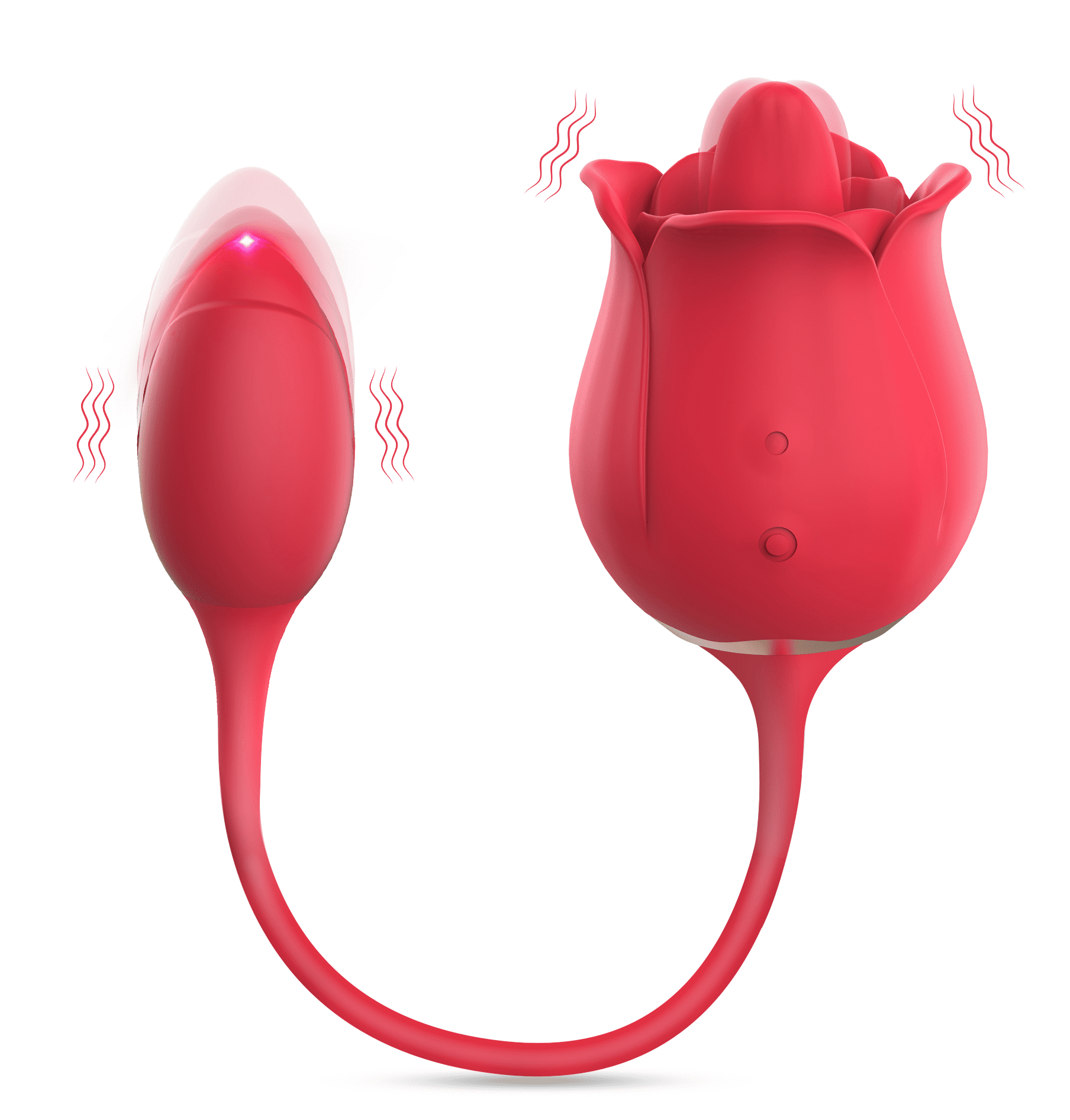 Rose Toy Vibrator For Women Tongue Licking Adult Sex Toy With