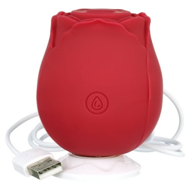 Inya The Rose Rechargeable Suction Vibrator, Red - Walmart.com