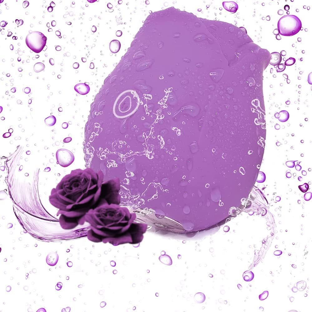 Rose Toy For Women Clitoral Tongue Licking Vibrator With Thrusting
