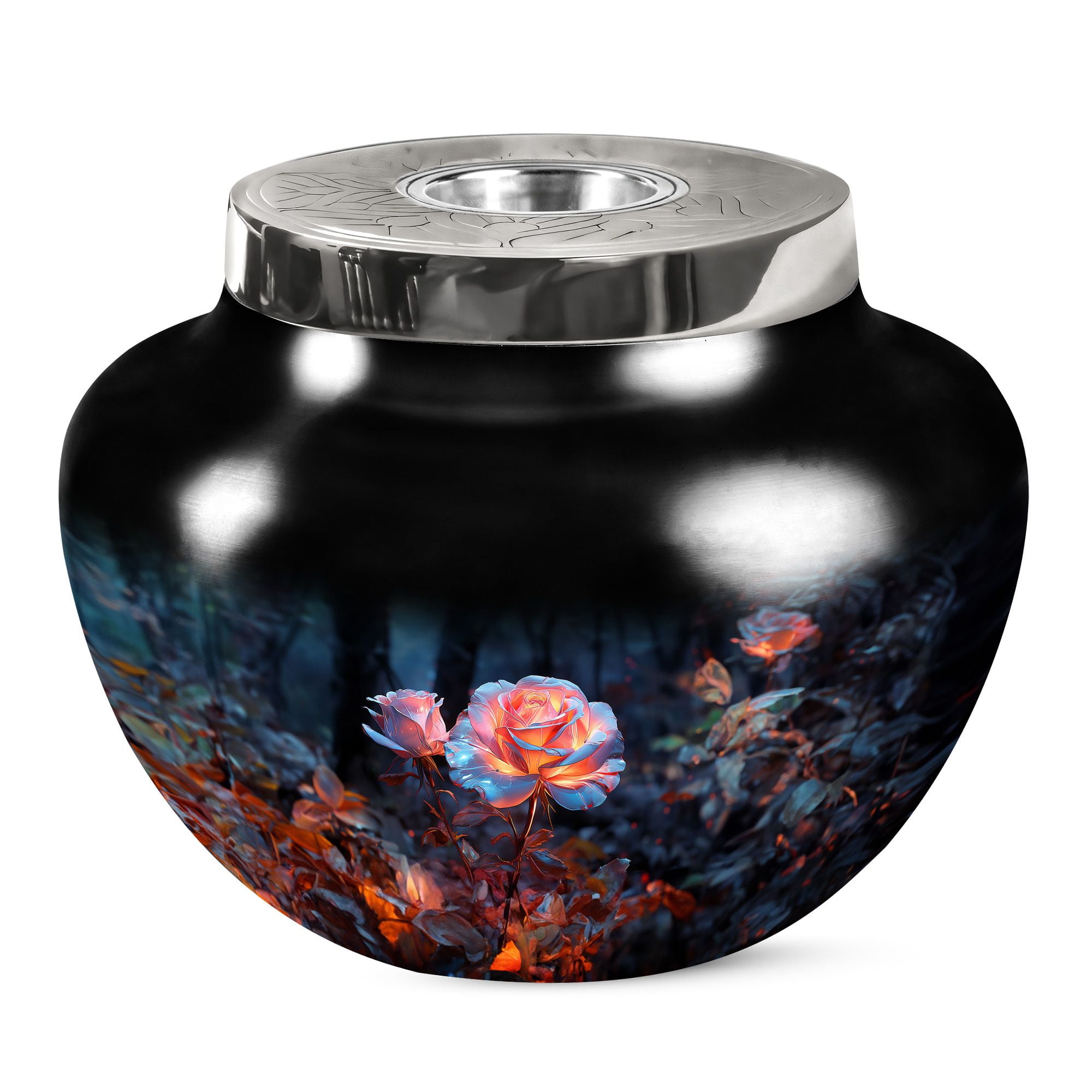 Rose Urn - Burial Urns For Cremated Remains - Urn For Ashes For Women ...
