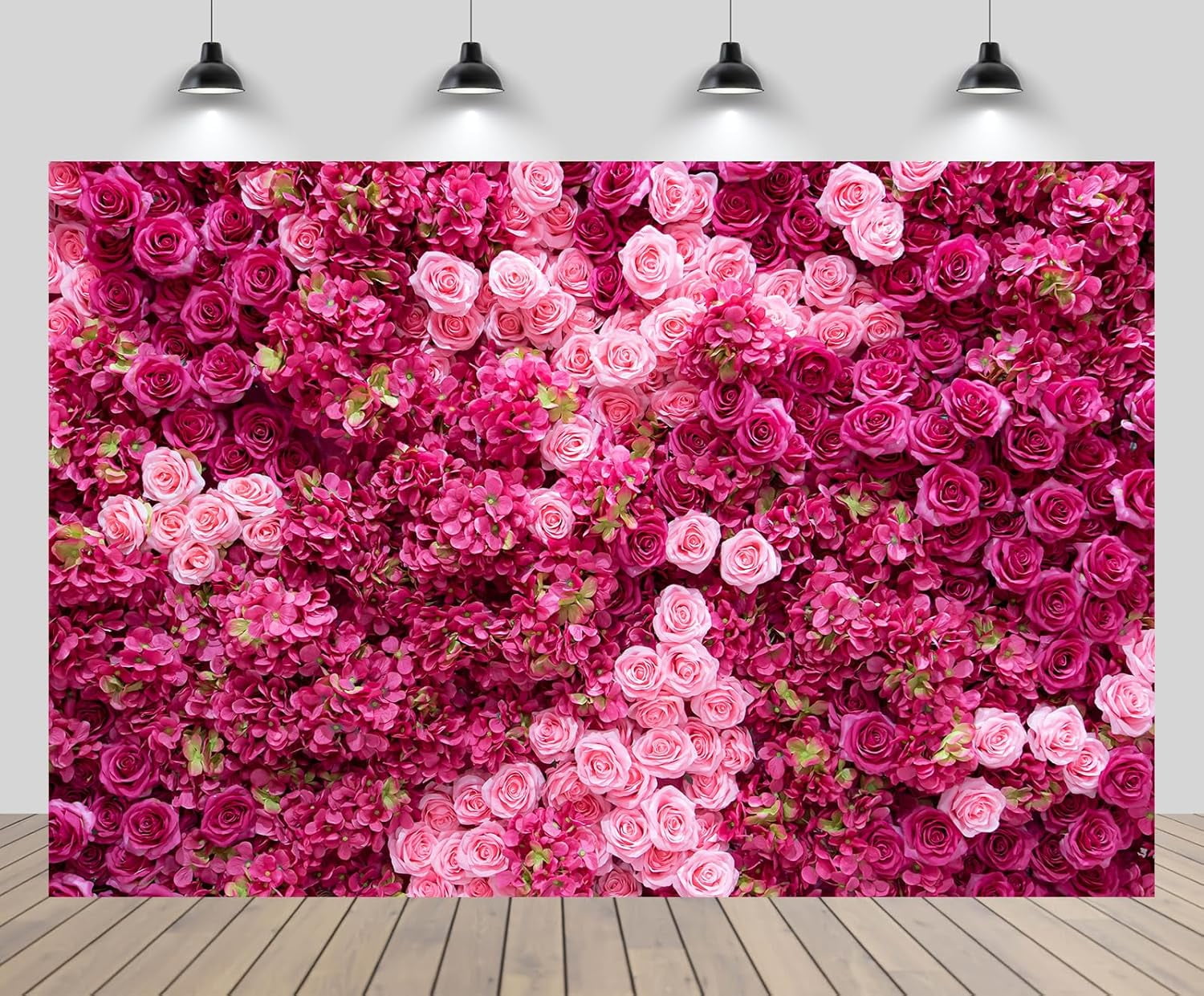 Rose Wall Background Rose Photo Backdrops Spring Party Tea Party ...