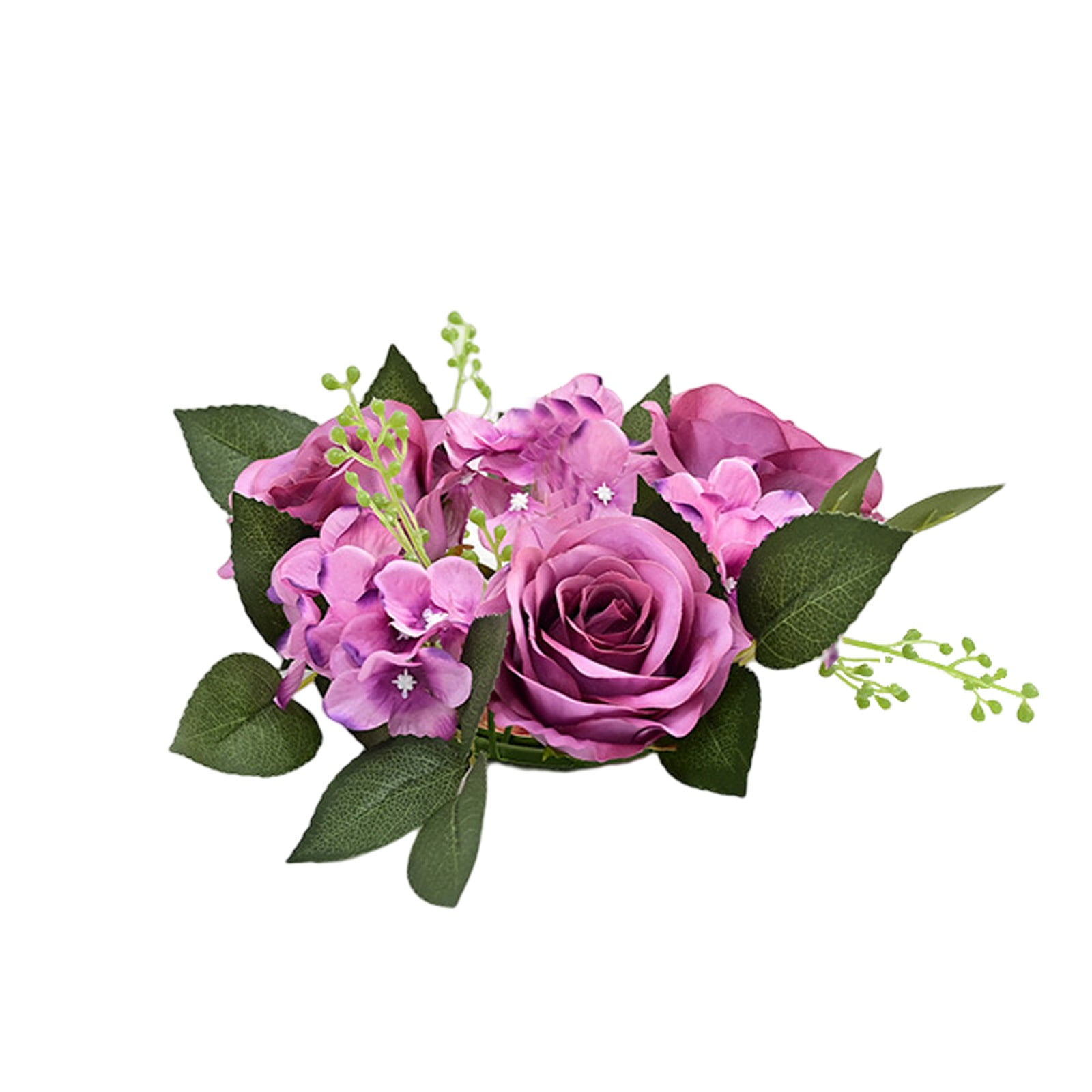 Rose Wreath 20cm Candlestick Wreath Wedding Decoration Window Prop ...