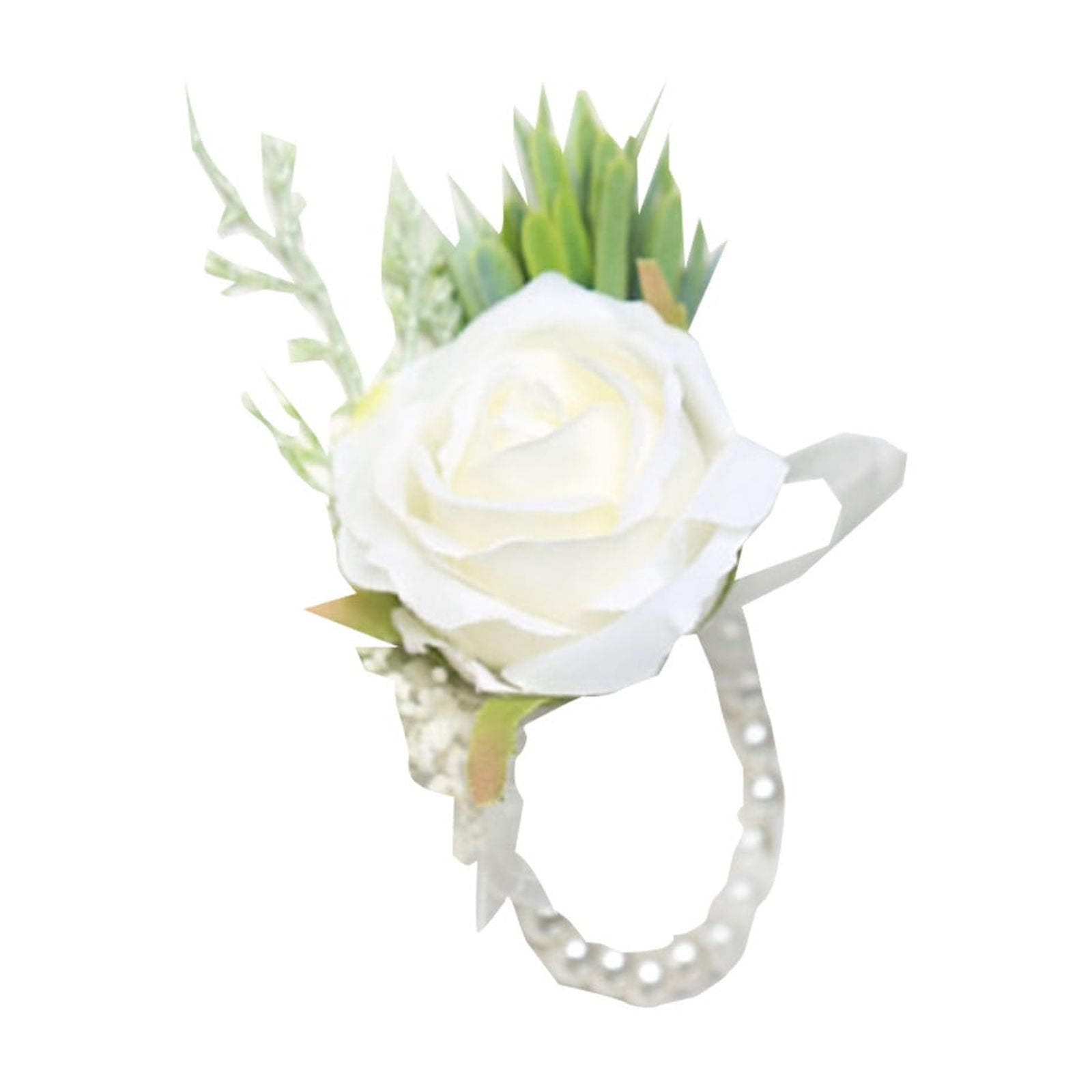 Rose Wrist Corsage Wrist Strap Bracelet ,Boutonniere for Men,Corsage ...