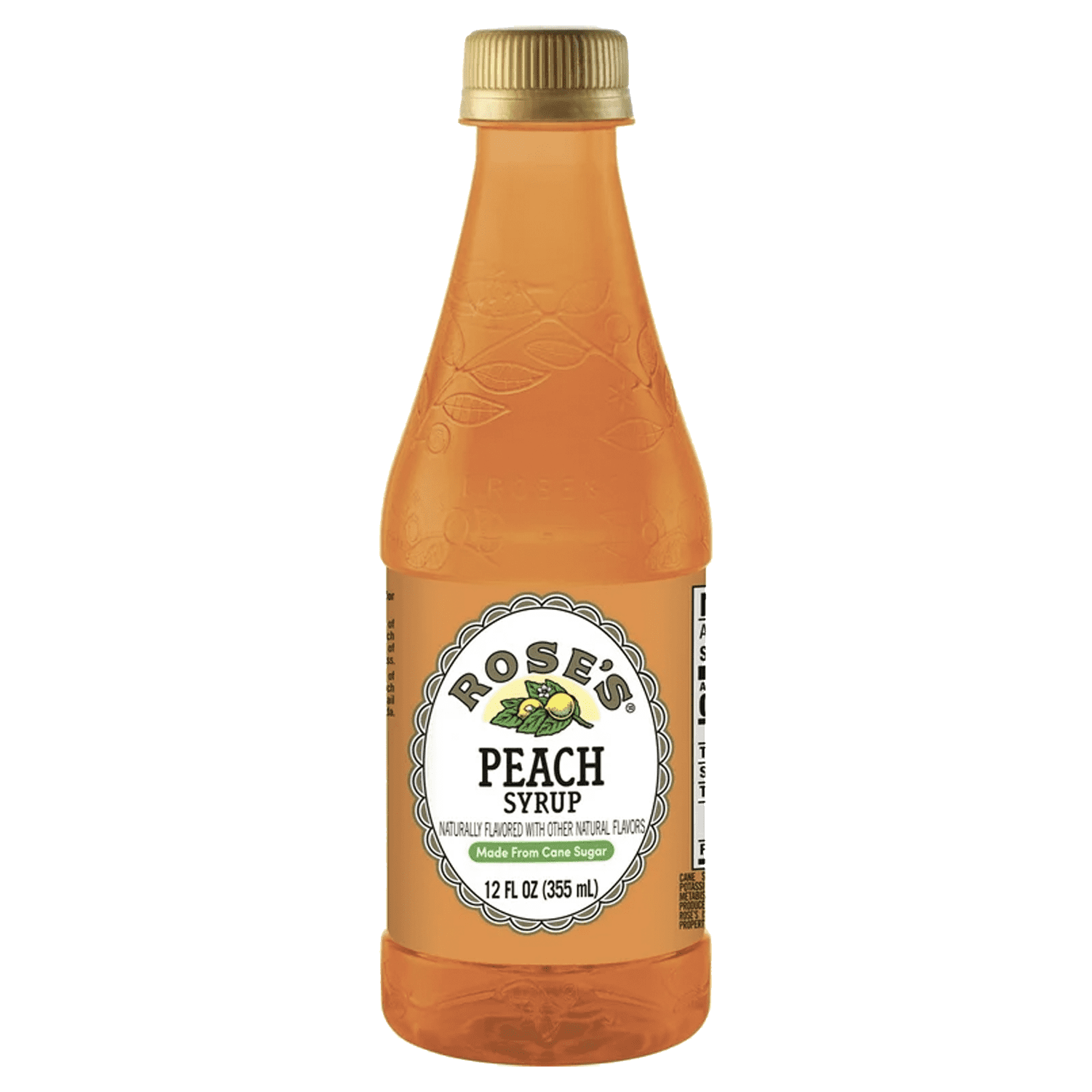 Rose’s Peach Syrup 12 OZ Bottle, | Perfect for Cocktails, Beverages ...
