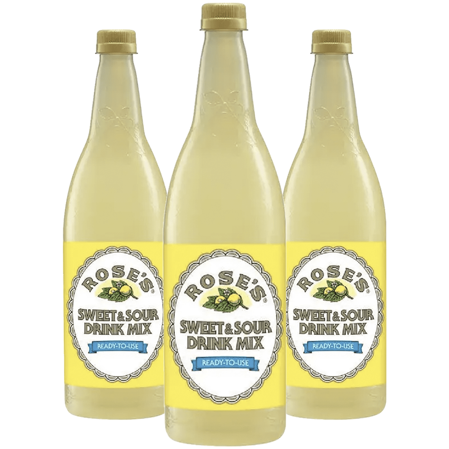 Rose’s Sweet & Sour Syrup 3 Pack 1 Liter Bottle, | Perfect for ...