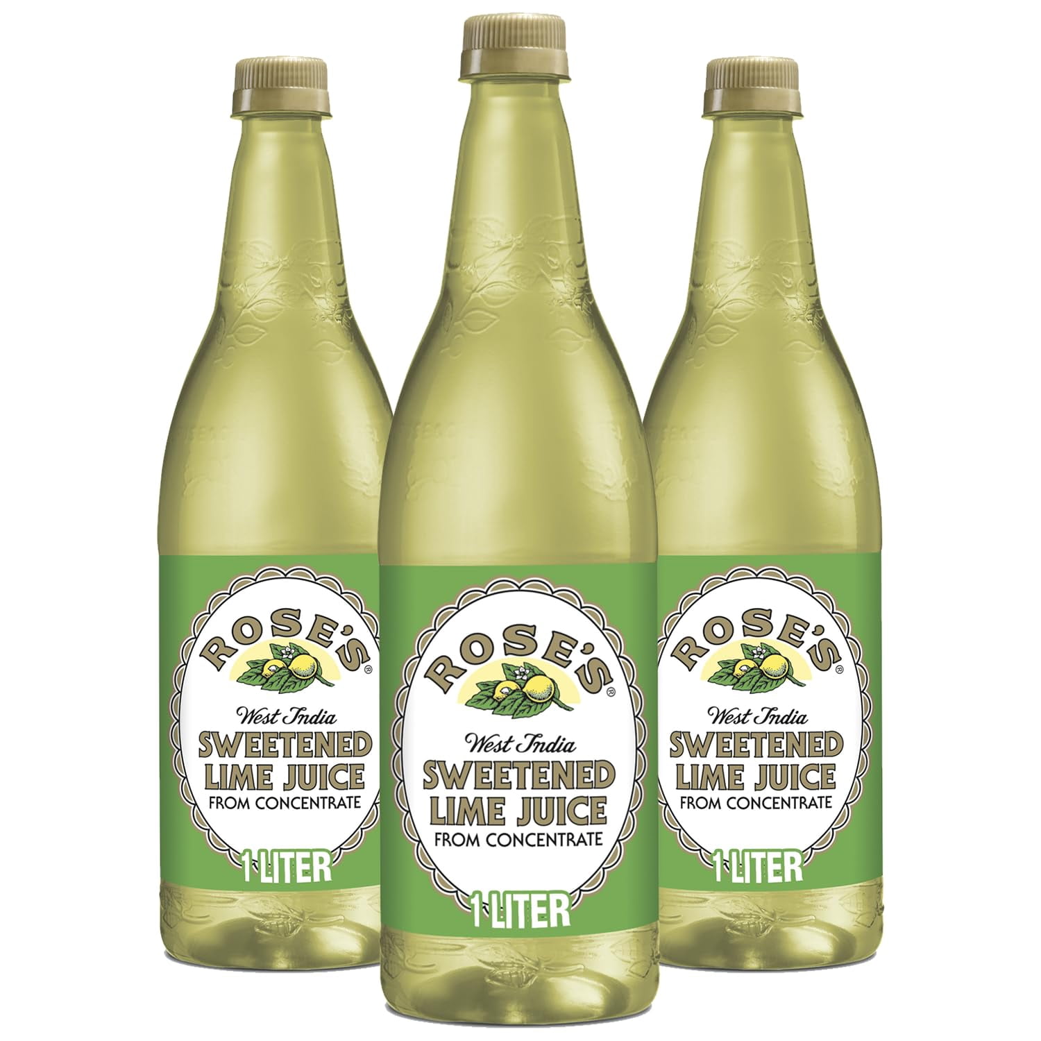 Rose’s Sweetened Lime Syrup 1 Liter Bottle | Perfect for Cocktails ...