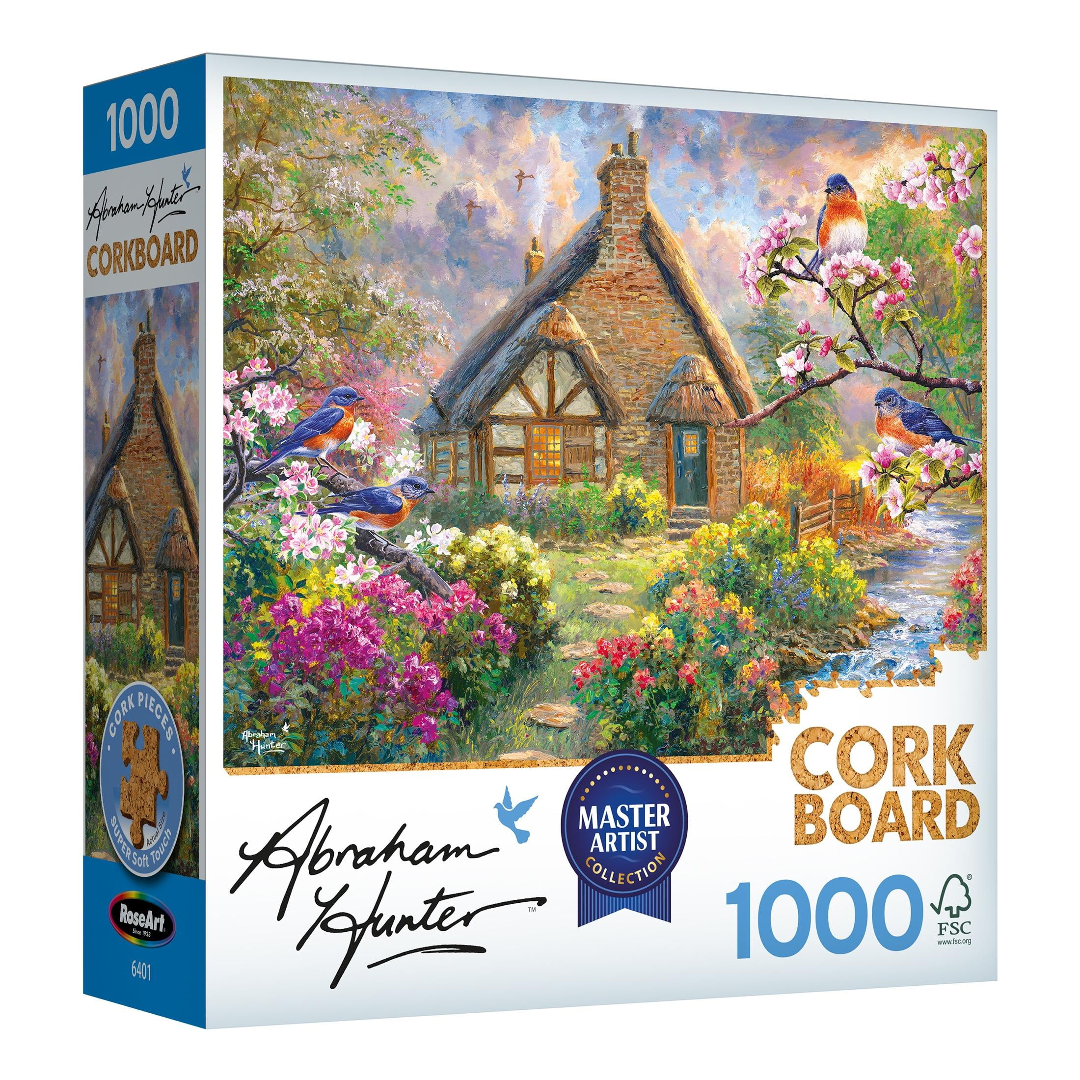 RoseArt Abraham Hunter 1000-Piece Cobblestone Creek Cork Adult ...
