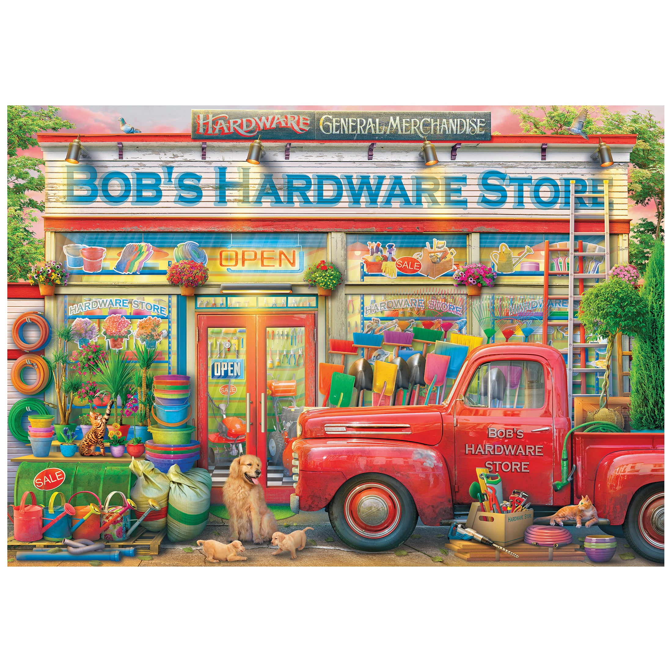 RoseArt Colorluxe 300-Piece Bob's Hardware Store Adult Interlocking ...