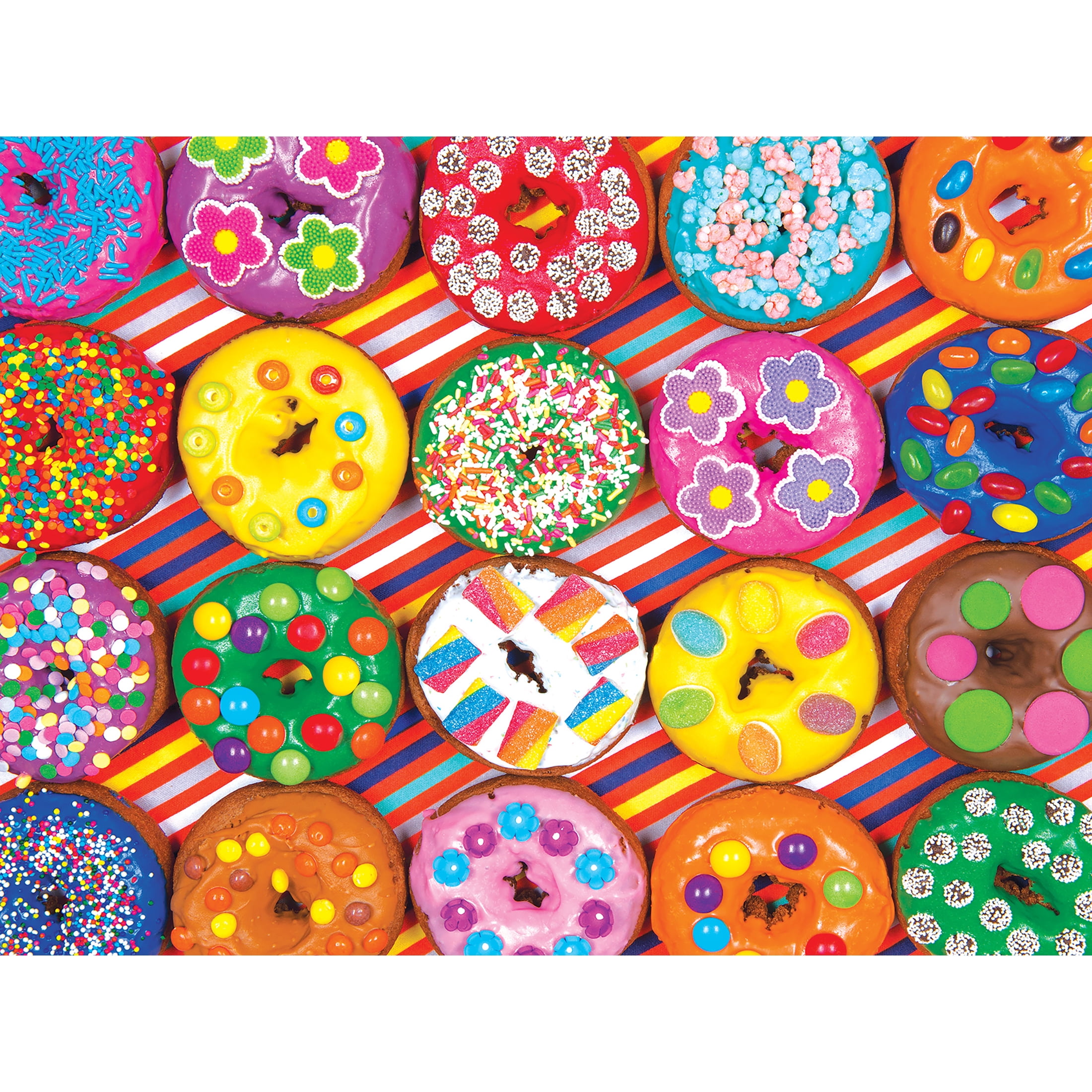 RoseArt Colorluxe 300 Piece Rainbow Donuts Jigsaw Puzzle - Walmart.com