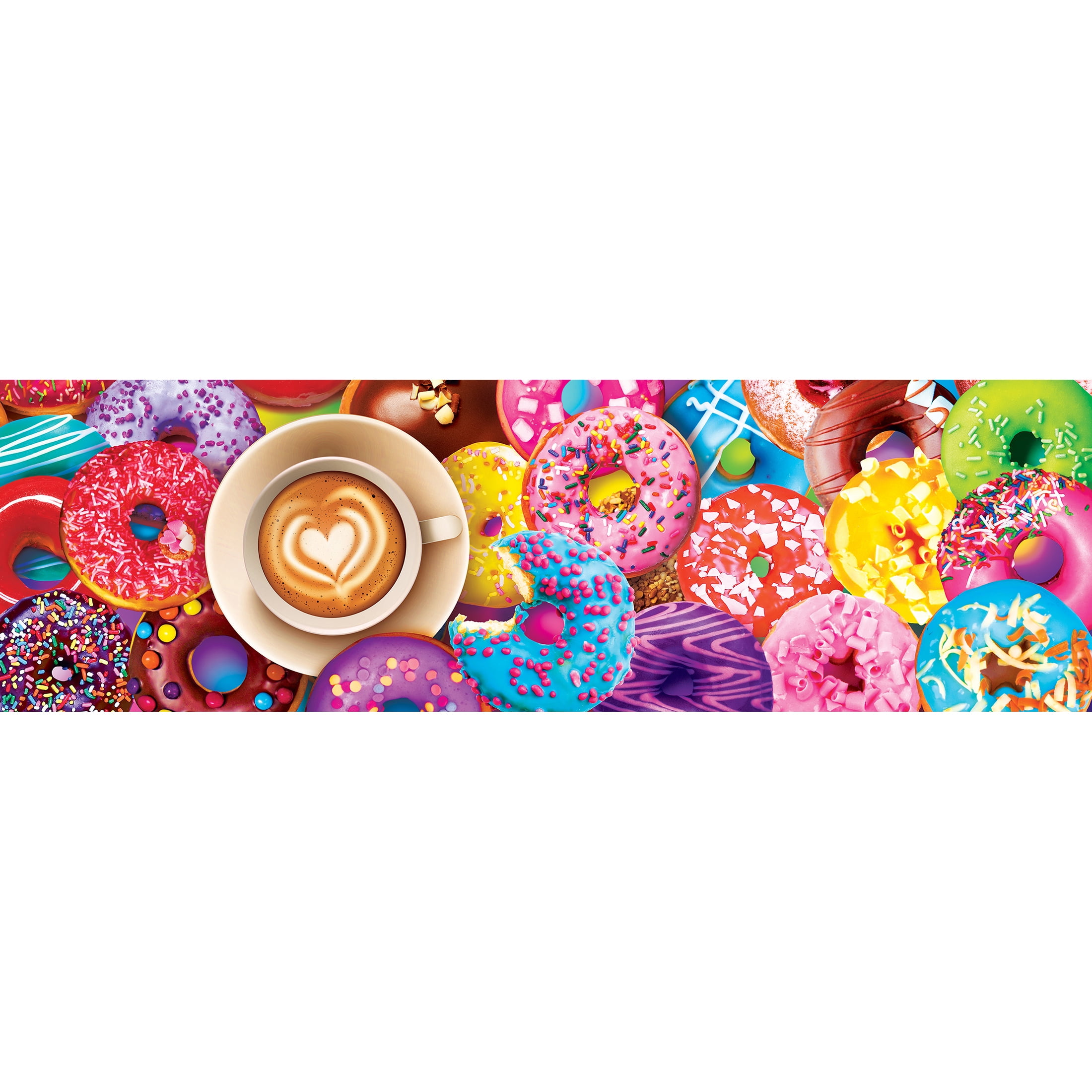 RoseArt Kodak 750-Piece I Love Coffee and Donuts Interlocking Jigsaw ...