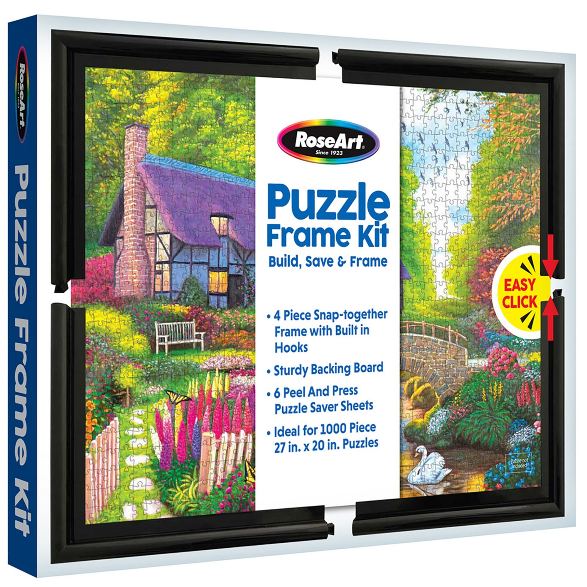RoseArt: Puzzle Frame Kit - Ideal For 1000pc 27x20" Jigsaws, 4pc Snap ...