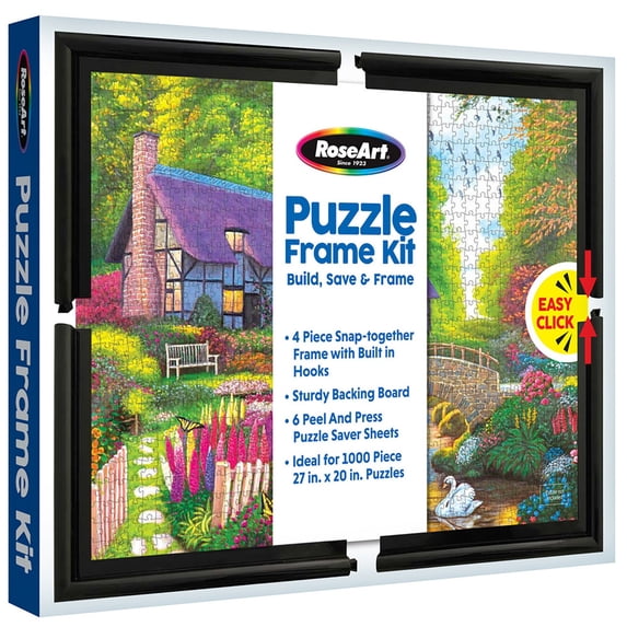RoseArt, Puzzle Frame Kit, 20x27 inch, Includes Snap-Together Frame ...