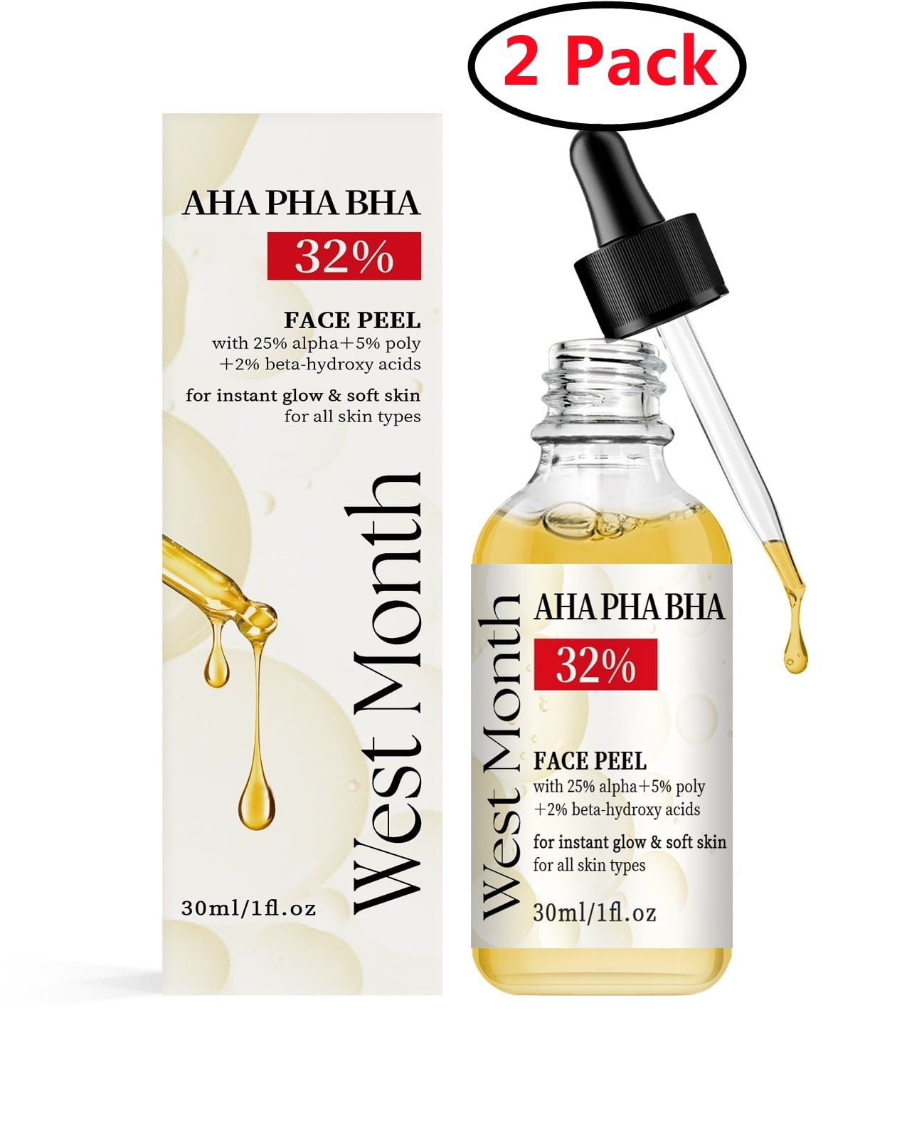 RoseHome 2 Pack Vitamin C Serum for Face - Skin Clearing Serum with Salicylic Acid Retinol ...