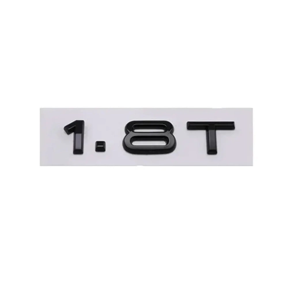 RoseOcean 3D ABS 1.8T 2.0T 3.0T Logo Letters Car Rear Trunk Badge ...