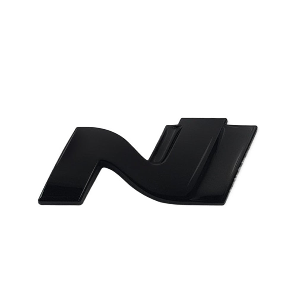 RoseOcean 3d Metal Chrome Black Red Nline N Line Logo Car Grill Emblem ...