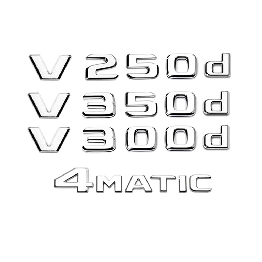 RoseOcean Car Trunk Nameplate Letters Logo Emblem Badge Sticker For ...