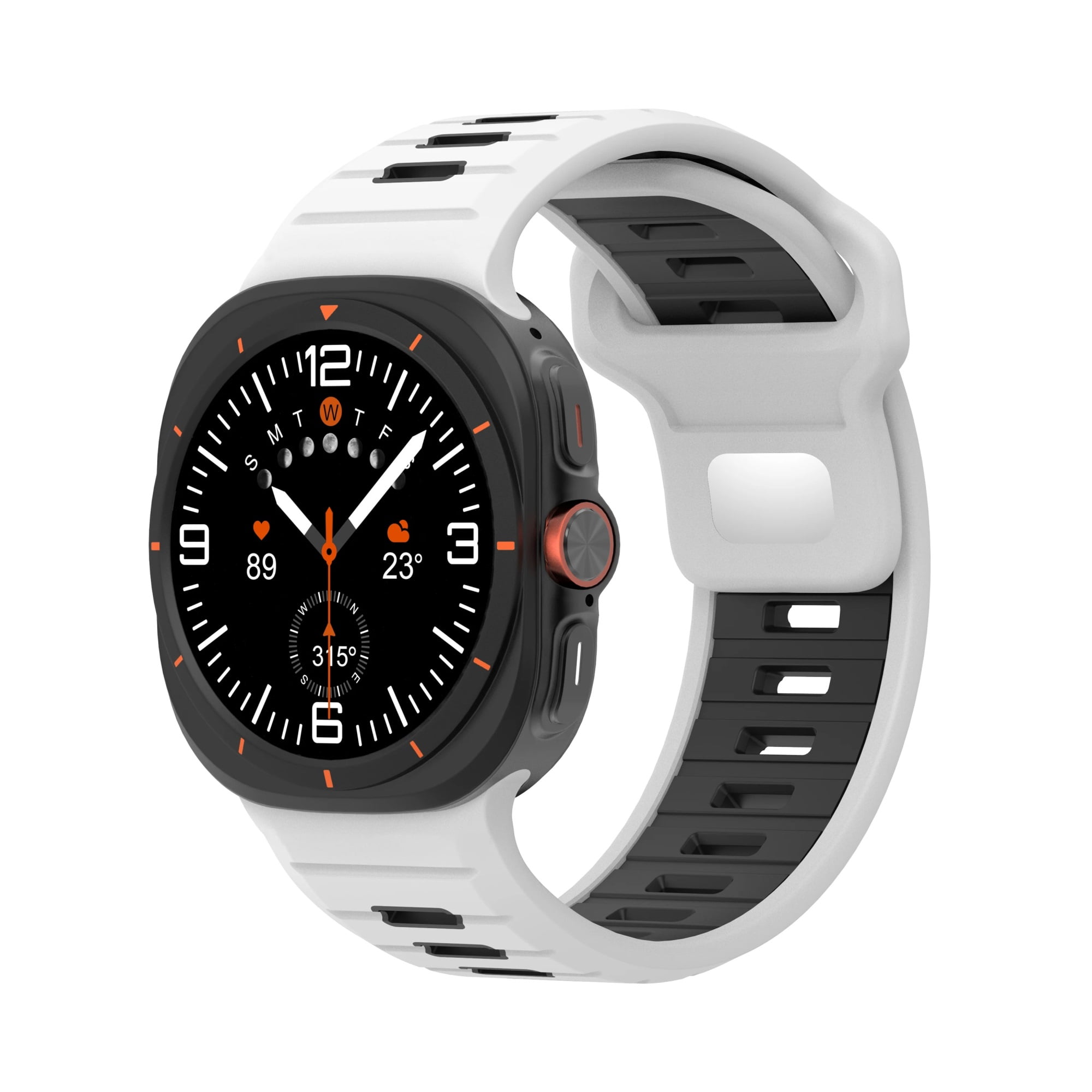 RoseOcean Sports Silicone Strap For Samsung Galaxy Watch Ultra 47mm ...
