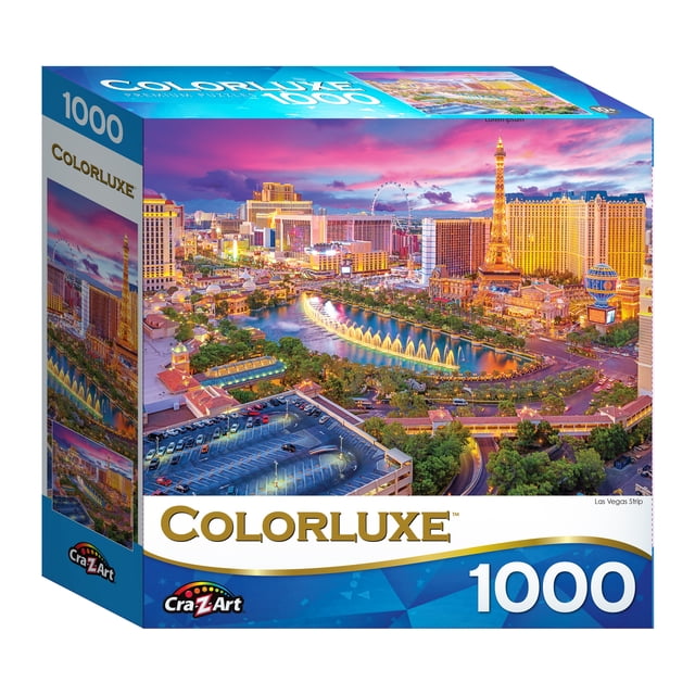 Roseart Colorluxe 1000 Piece Las Vegas Strip Adult Interlocking Jigsaw ...