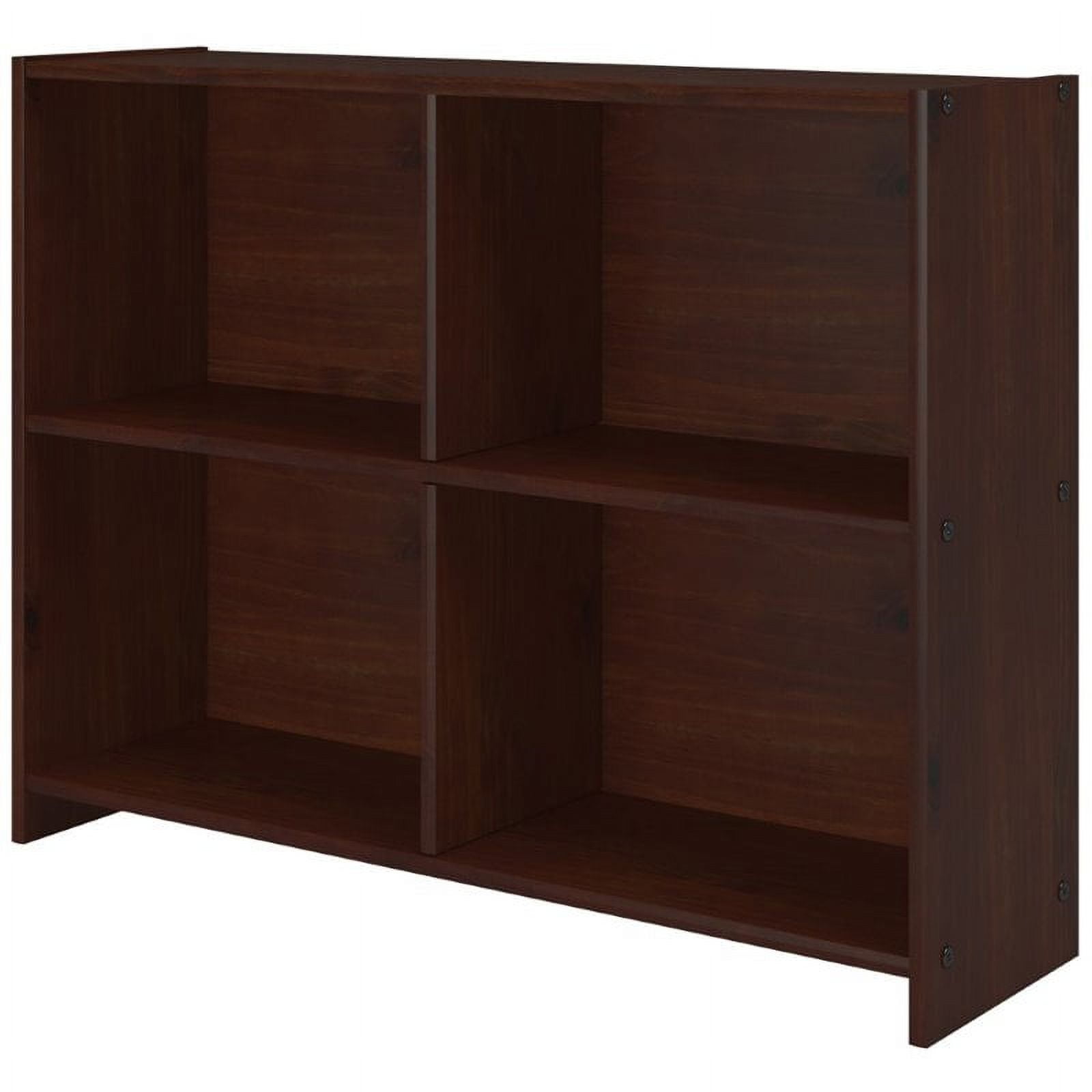Rosebery Kids 4 - Cubby Wooden Bookcase in Cappuccino Finish - Walmart.com