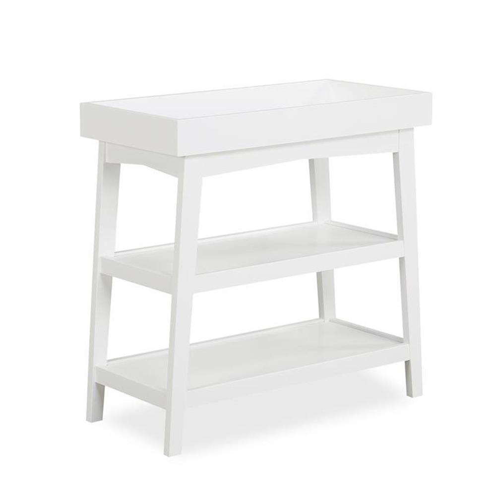Rosebery Kids Mid-century Baby Open Changing Table in White - Walmart.com