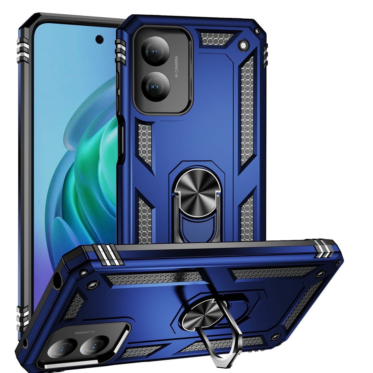 Rosebono Compatible With Motorola G Power 2024 Case, Hybrid Slim Armor ...