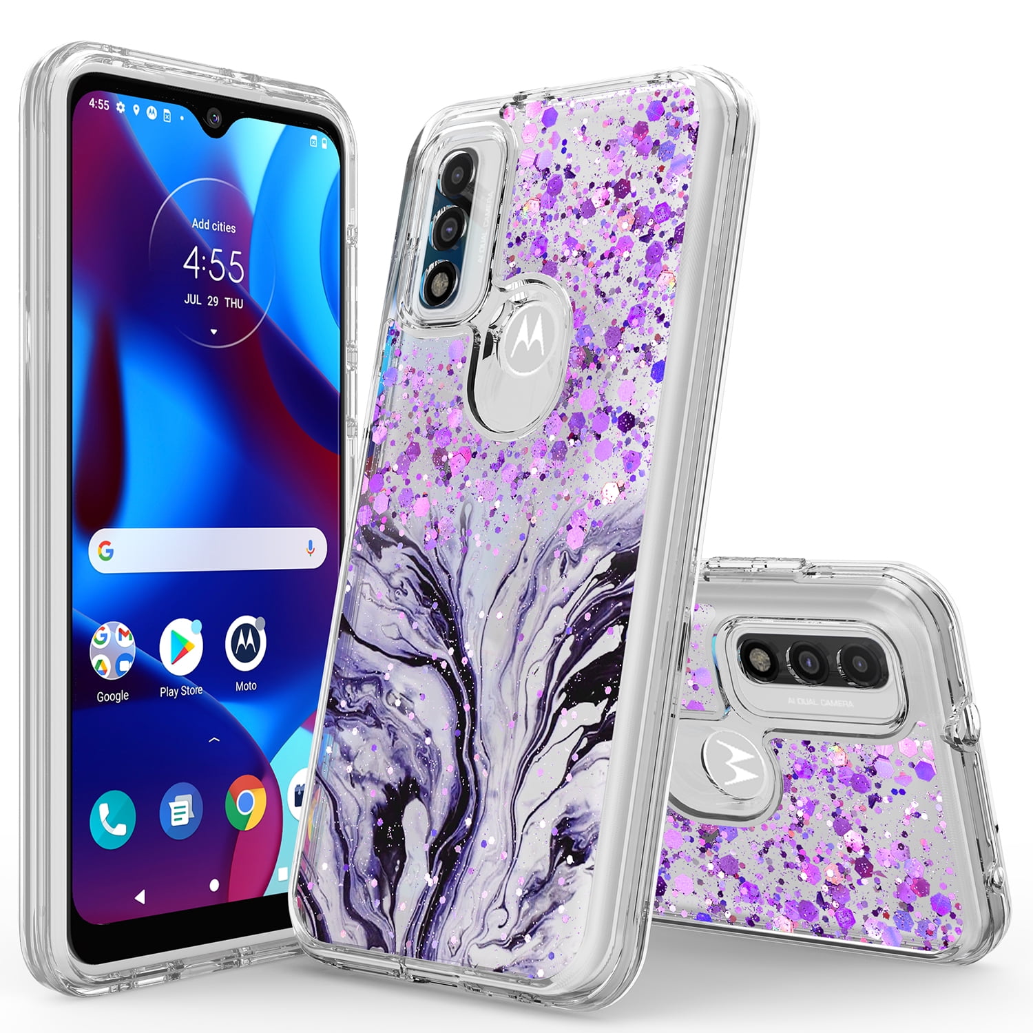 Rosebono Compatible With Motorola Moto G Play 2023 / Moto G Pure / Moto ...