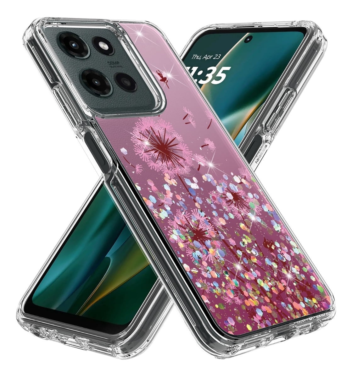Rosebono Compatible With Motorola Moto G Power 2025 Case, Hybrid ...