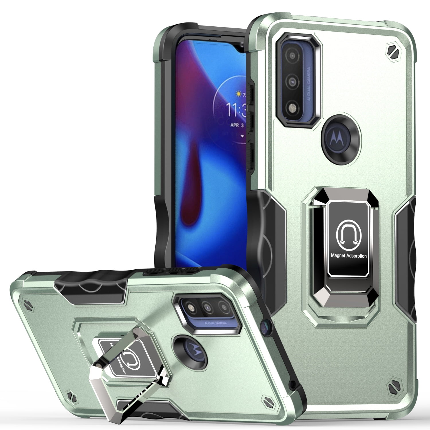 Rosebono Hybrid Slim Colorful Armor Cell Phone Case for Motorola Moto G ...