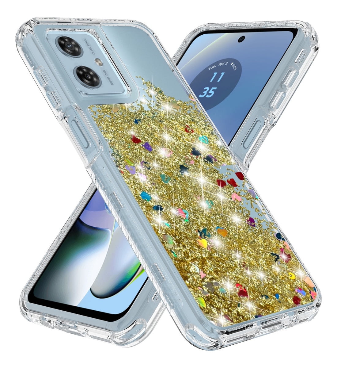 Rosebono Compatible With Motorola Moto G84 5G Case, 3in1 Hybird ...