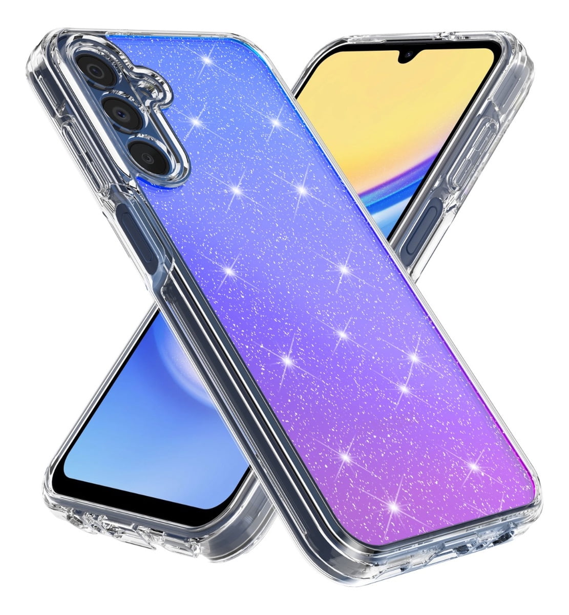 Rosebono Compatible With Samsung Galaxy A35 Case, Hybrid Glitter ...