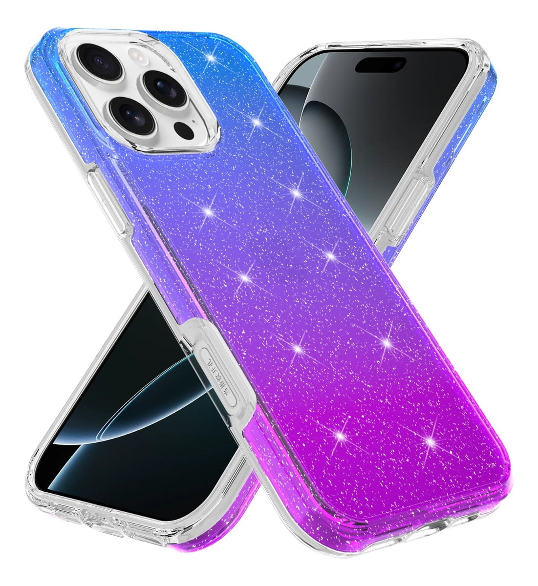 Rosebono Compatible With iPhone 16 Pro Max Case, Hybrid Glitter Sparkle ...
