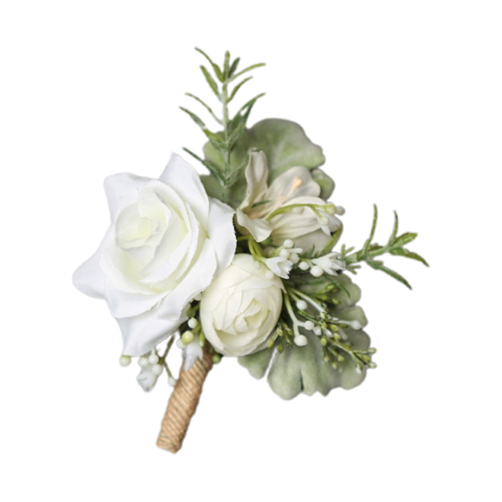 Rosebud Corsage|Artificial Fake Flowers|for Homecoming Graduation Prom ...