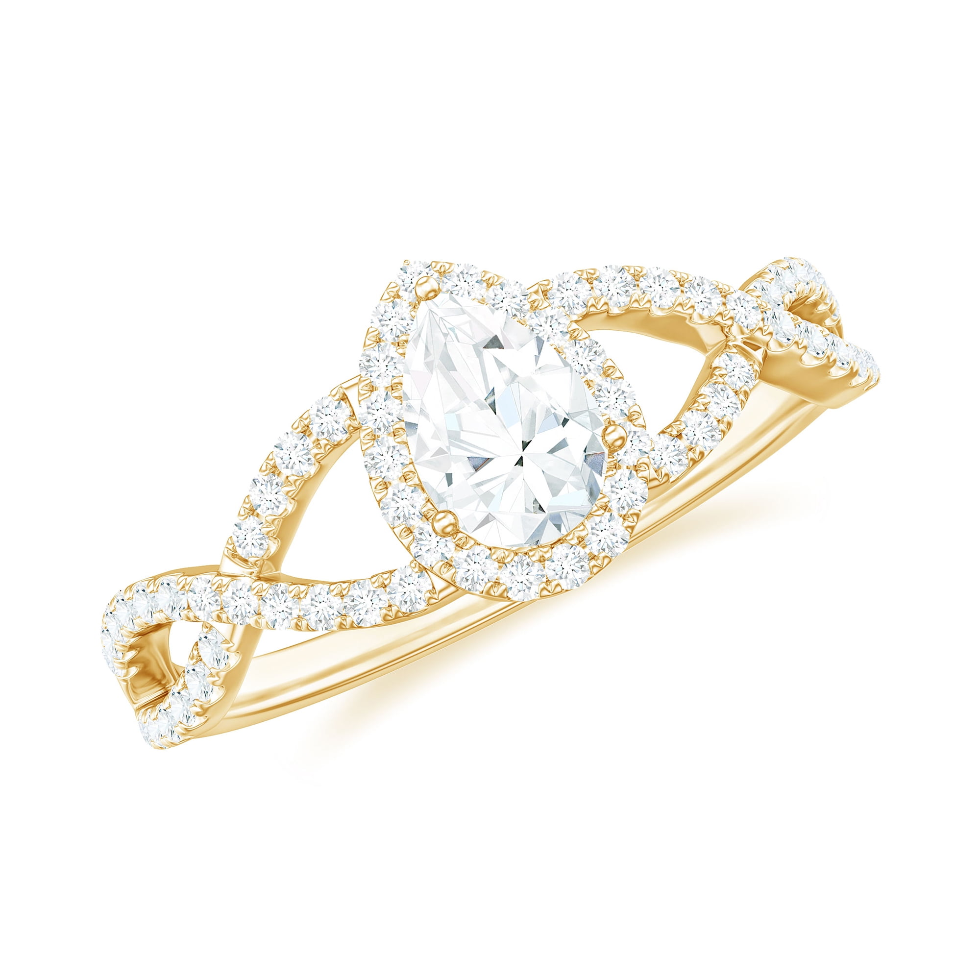 Rosec Jewels Certified Lab Created Diamond Engagement Ring - Designer ...