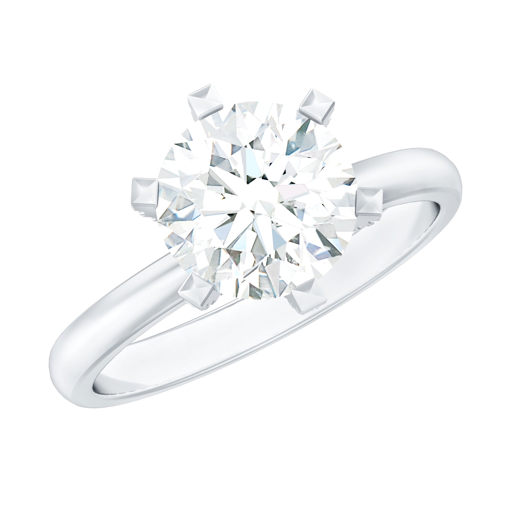 Rosec Jewels Certified Lab Grown Diamond 2 Carat Engagement Ring, EF-VS ...