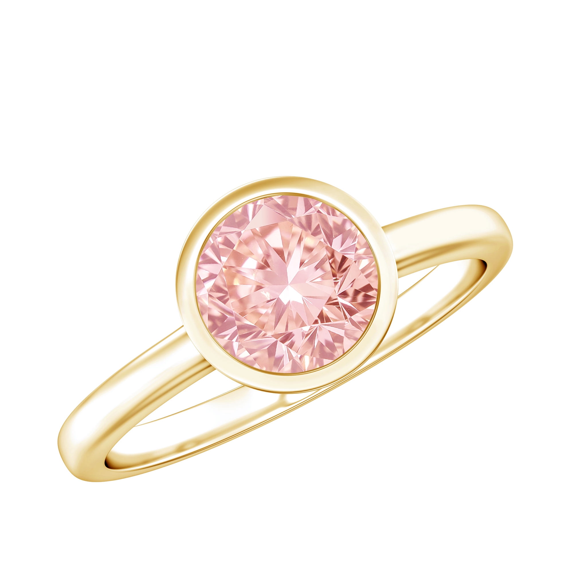 Rosec Jewels Certified Lab Grown Pink Diamond Engagement Ring 1 Ct ...