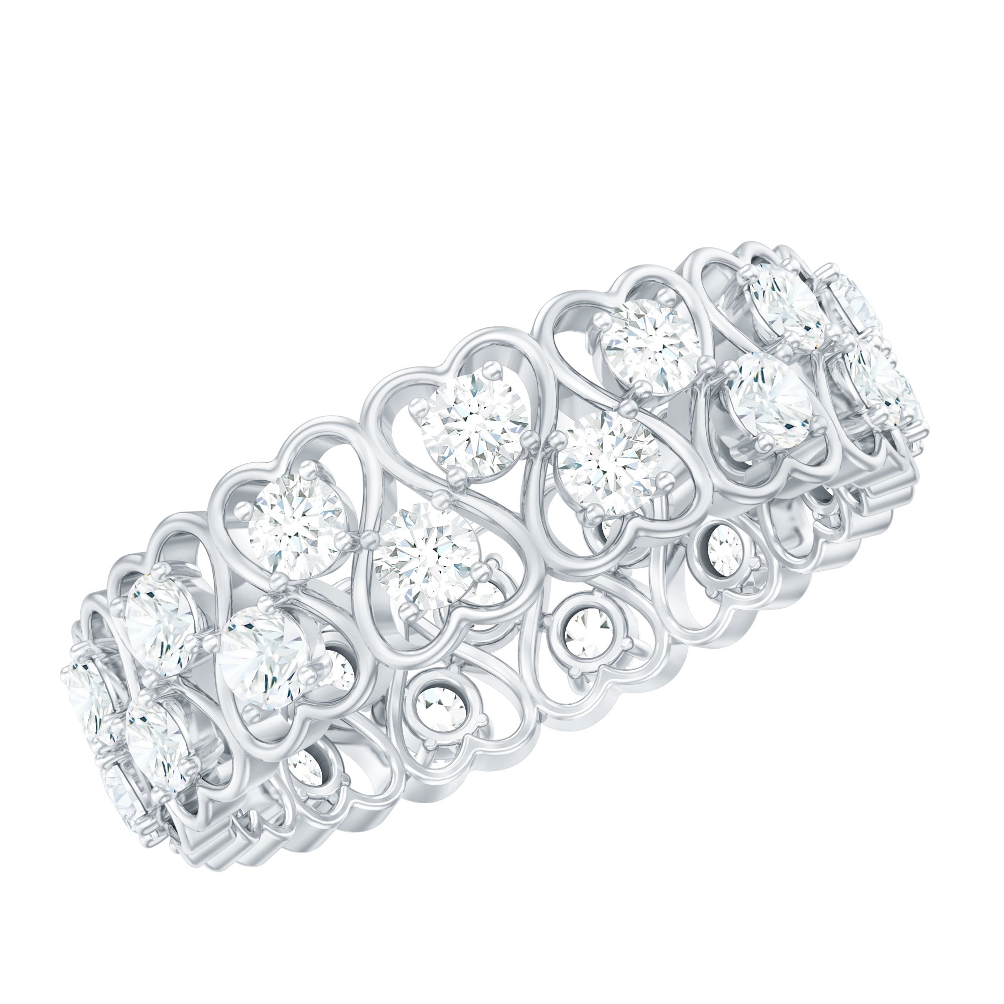 Lab Created Diamond Anniversary Band