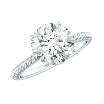 Rosec Jewels Lab Grown Diamond Solitaire Engagement Ring for Women - 8 ...