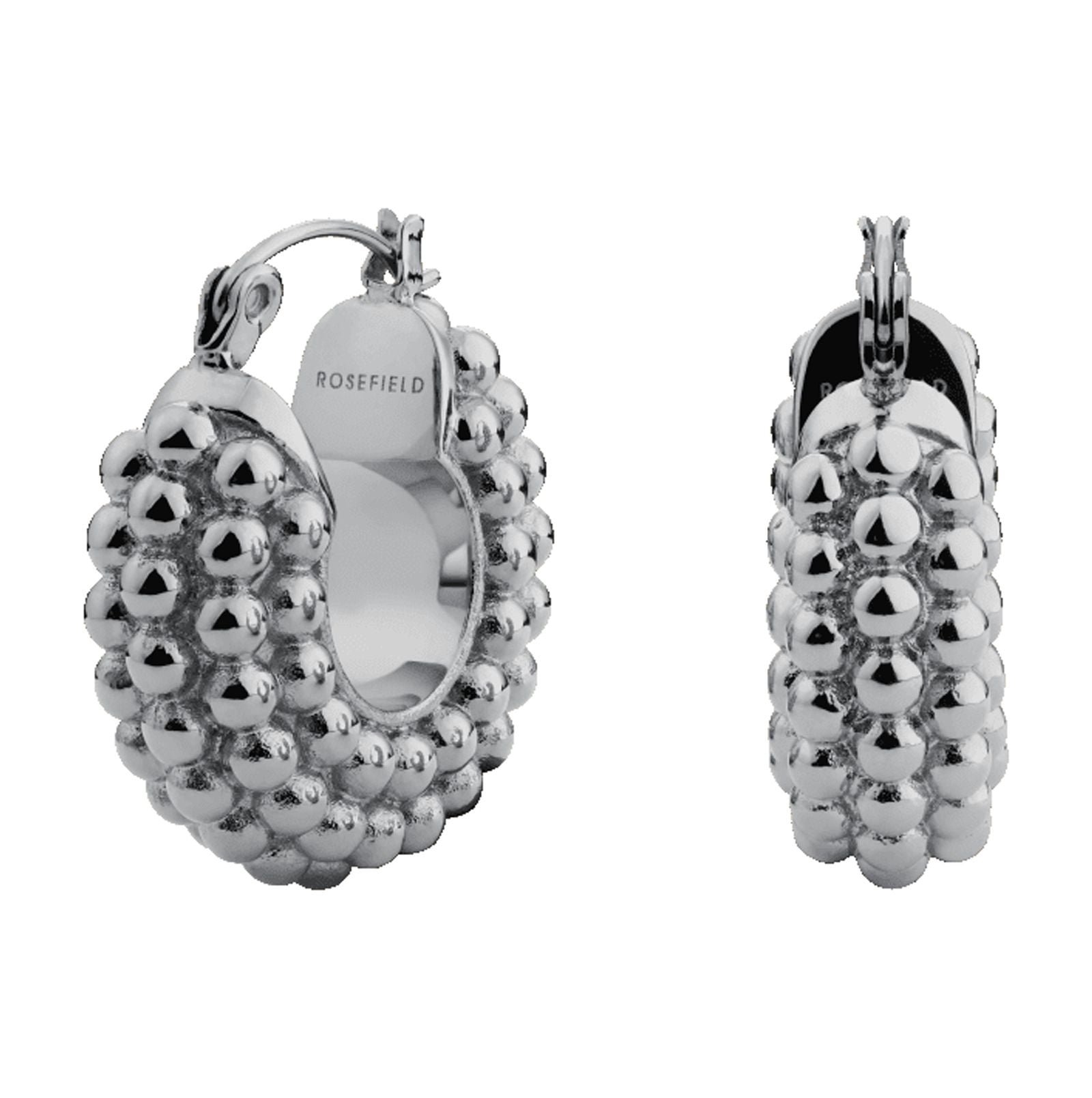 Rosefield - Bubble Hoops Silver - Walmart.com