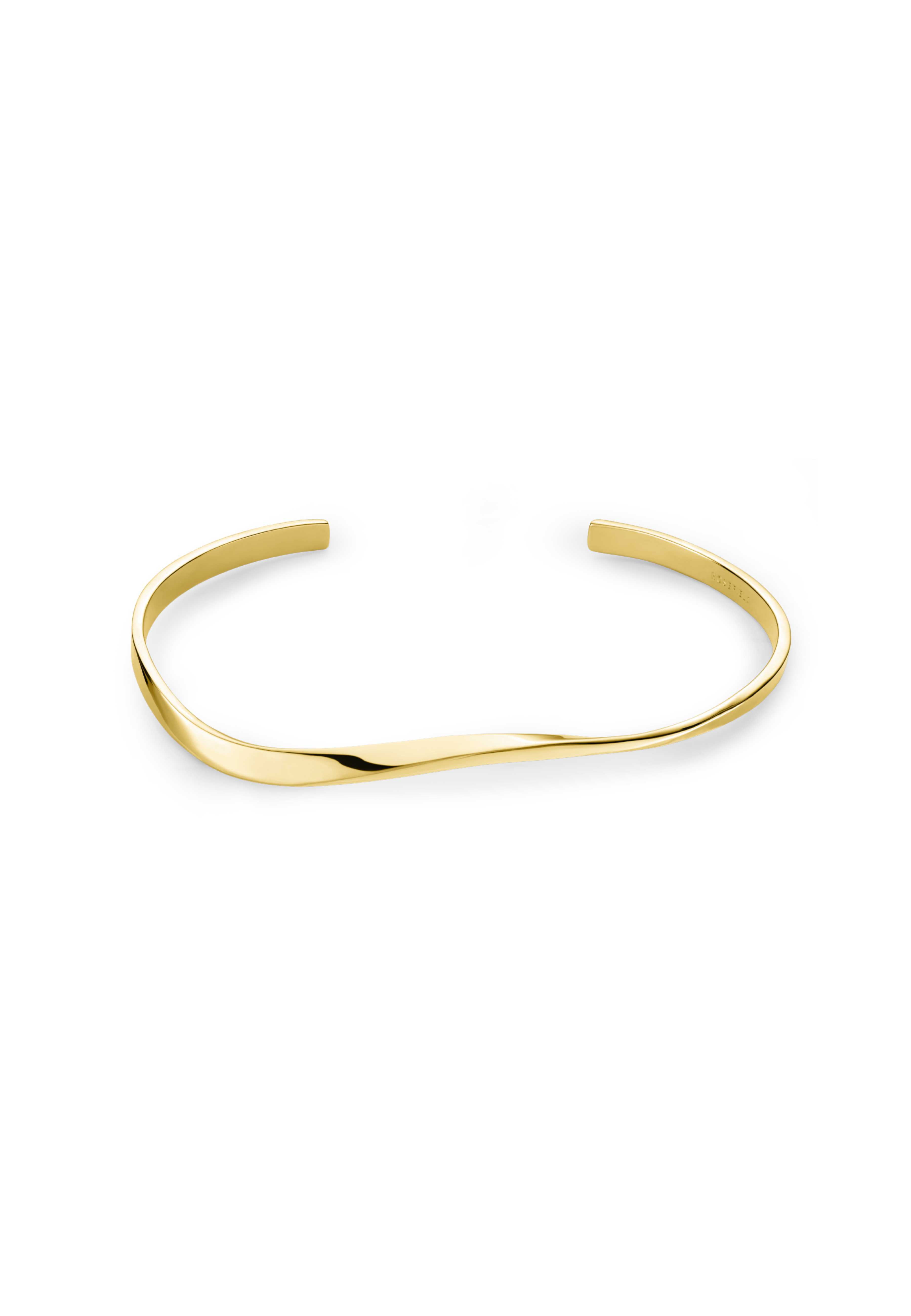 Rosefield - Iggy Twisted Bangle Gold - Women's Bracelet - Walmart.com