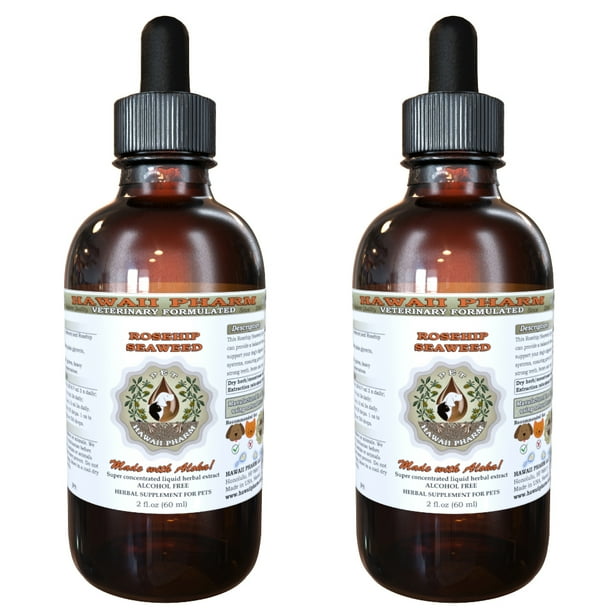 Rosehip/Seaweed, VETERINARY Natural Alcohol-FREE Liquid Extract, Pet ...