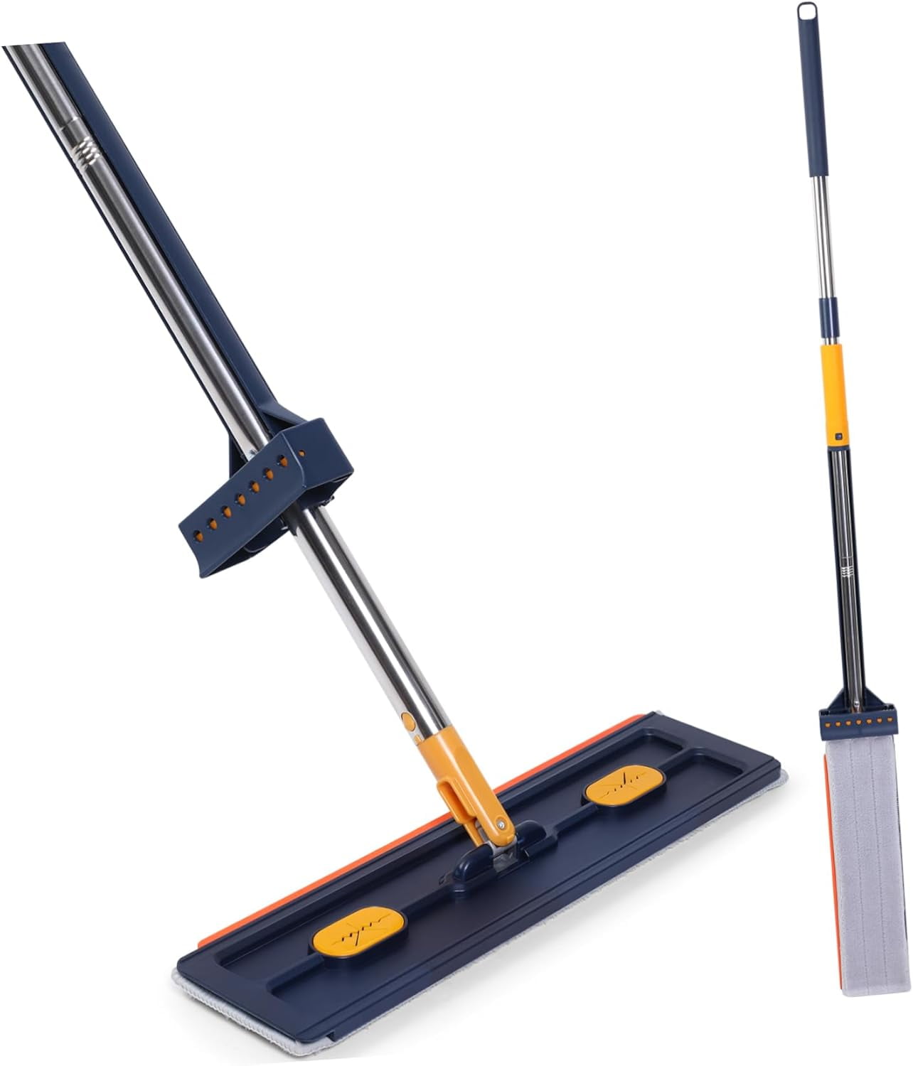 Roseionly Large Flat Mop Flat Mop Cleaning Duster Reusable Dust ...