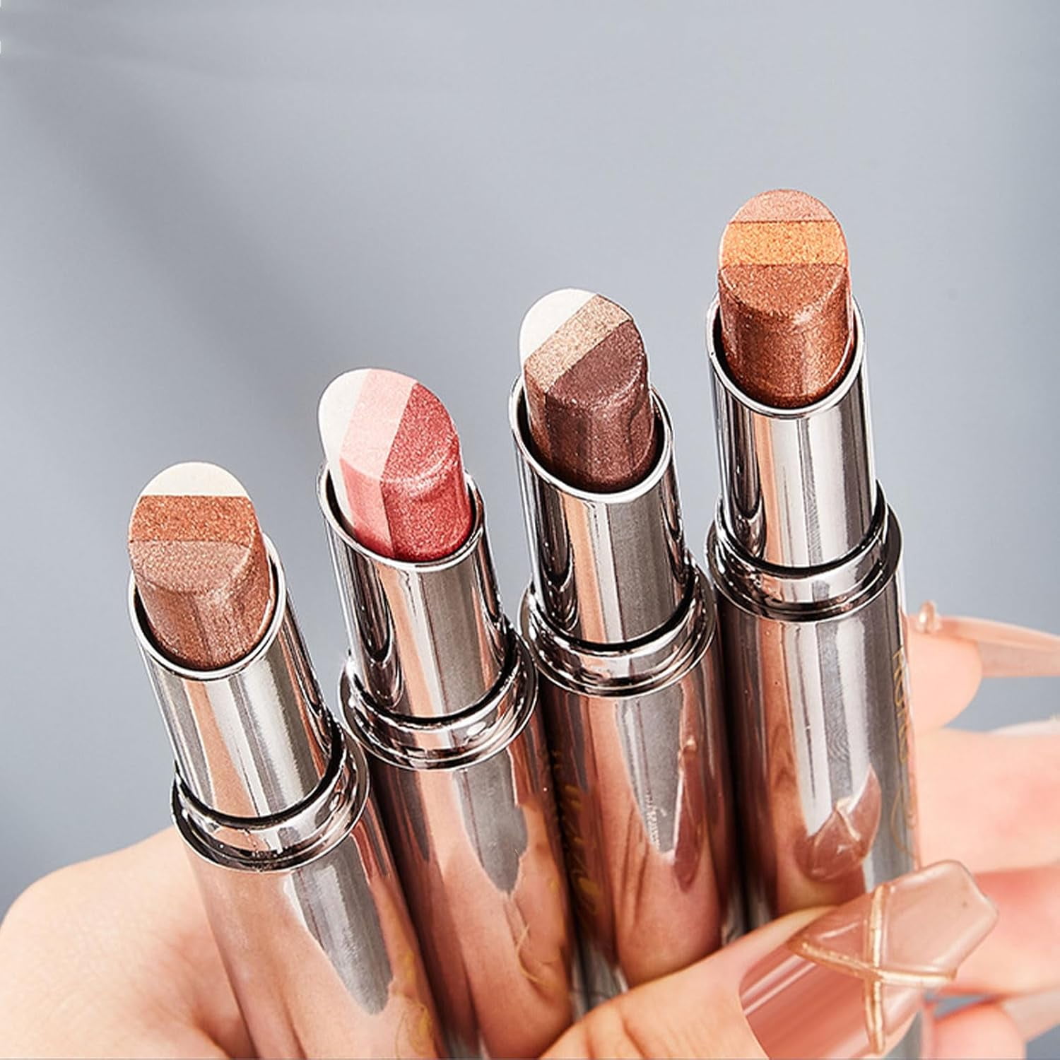 Roseionly Waterproof Gradient Shimmer Eye-Shadow Stick, 2025 New ...