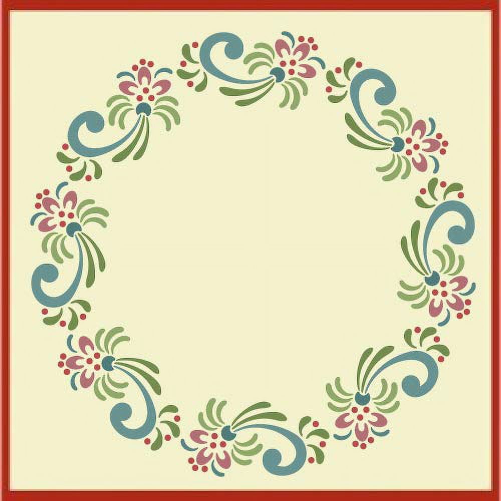 Rosemaling Pattern 22 Border -Stencil for Framing Scandinavian ...