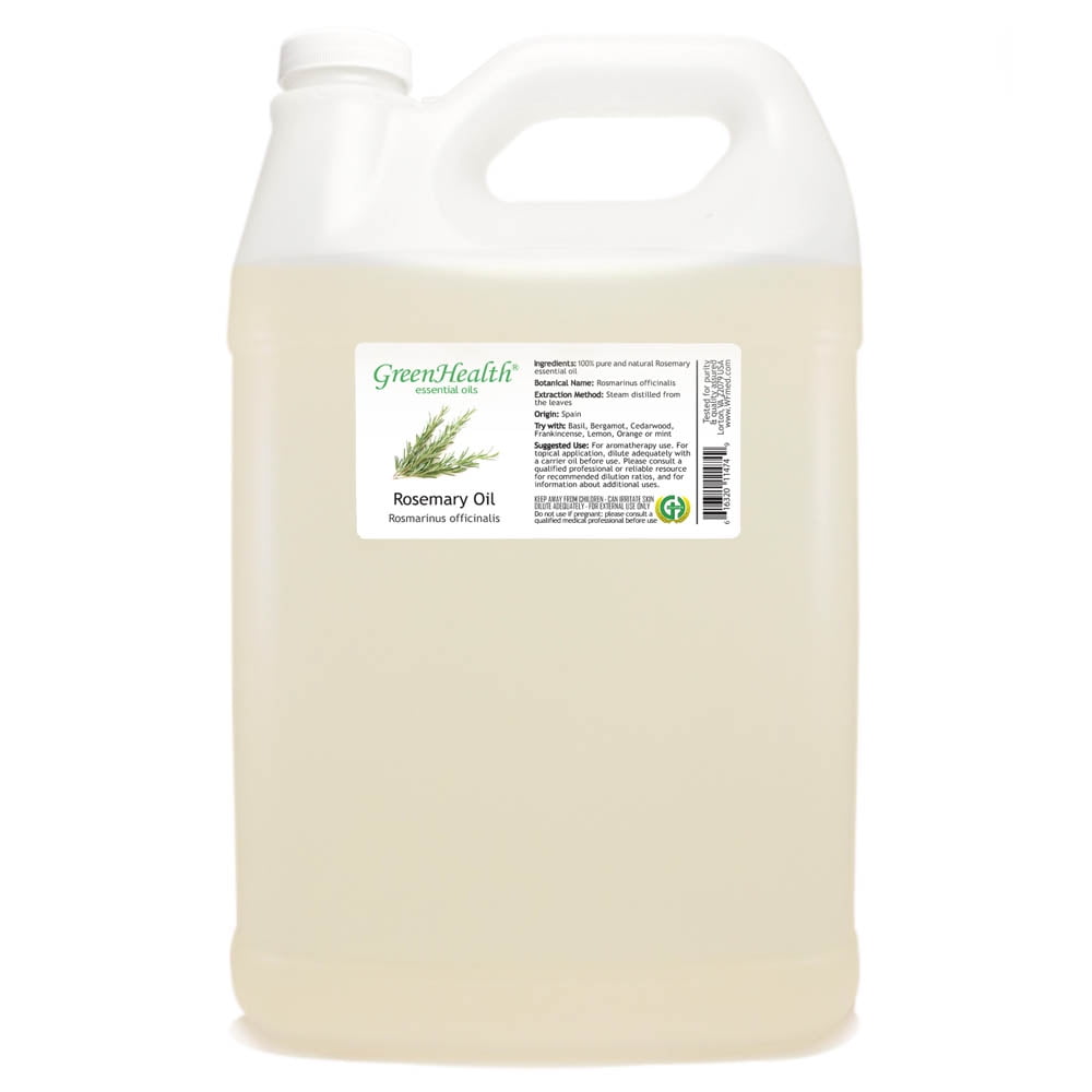 GreenHealth 100% Pure Rosemary Essential Oil - 128 fl oz (1 Gallon ...